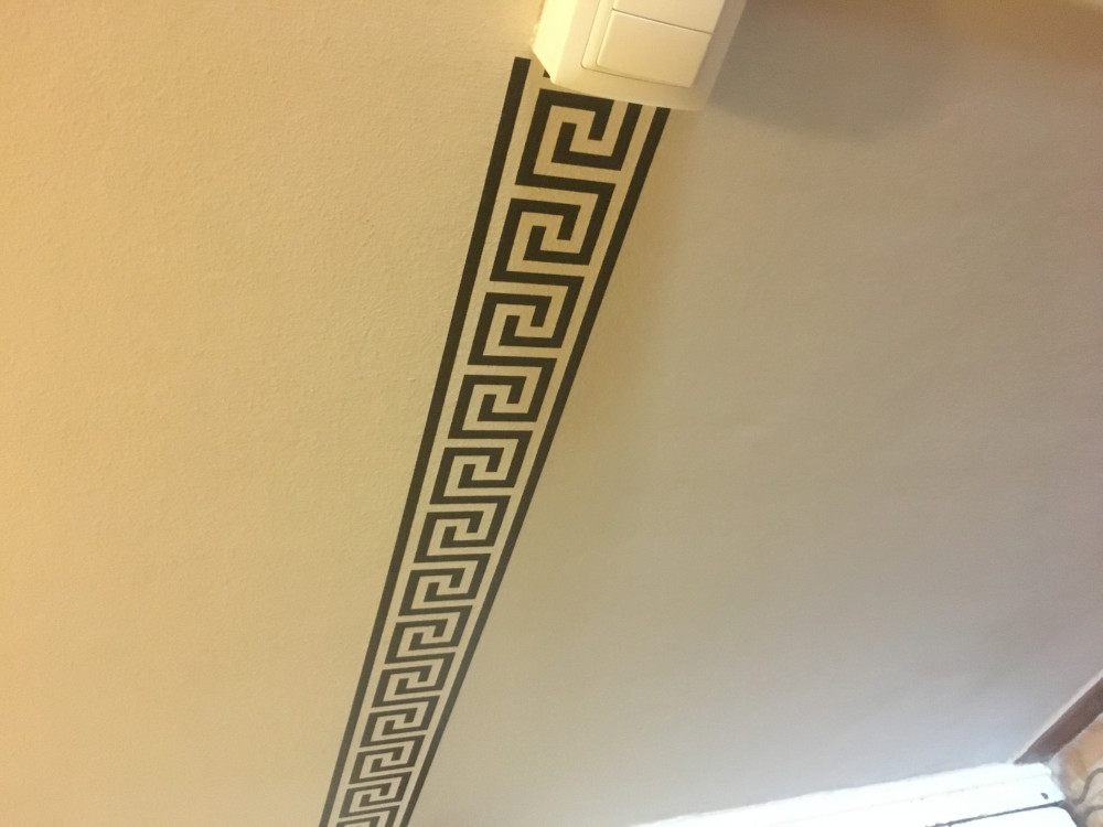 Friso decorativo estilo grego - TenStickers