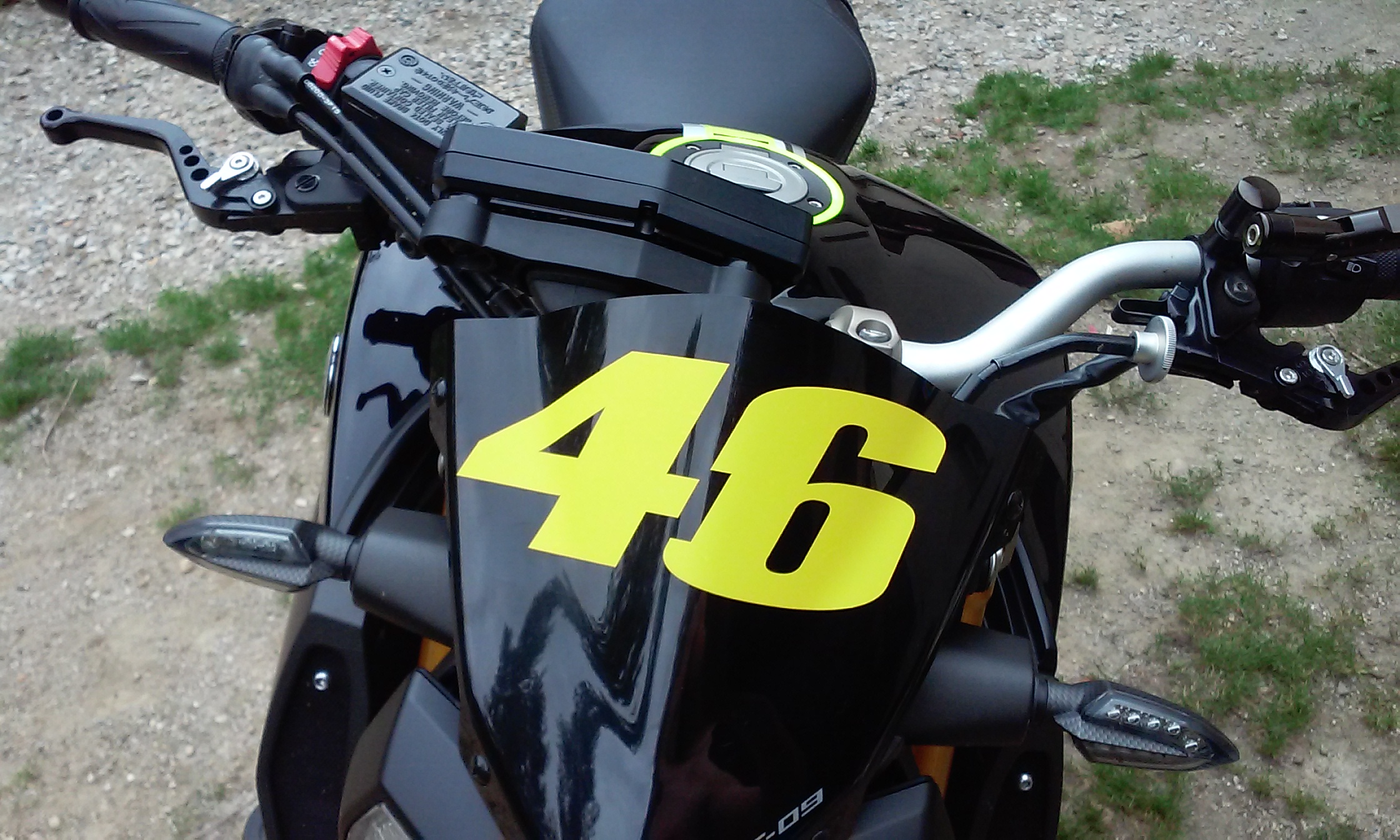 Numeri adesivi moto 46 Valentino Rossi - TenStickers