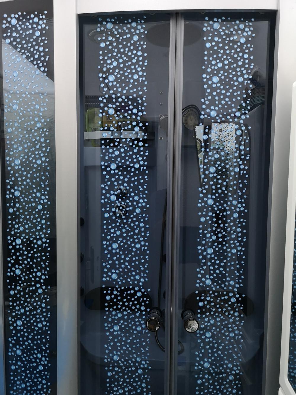 Sticker Douchedeur waterdruppels - TenStickers