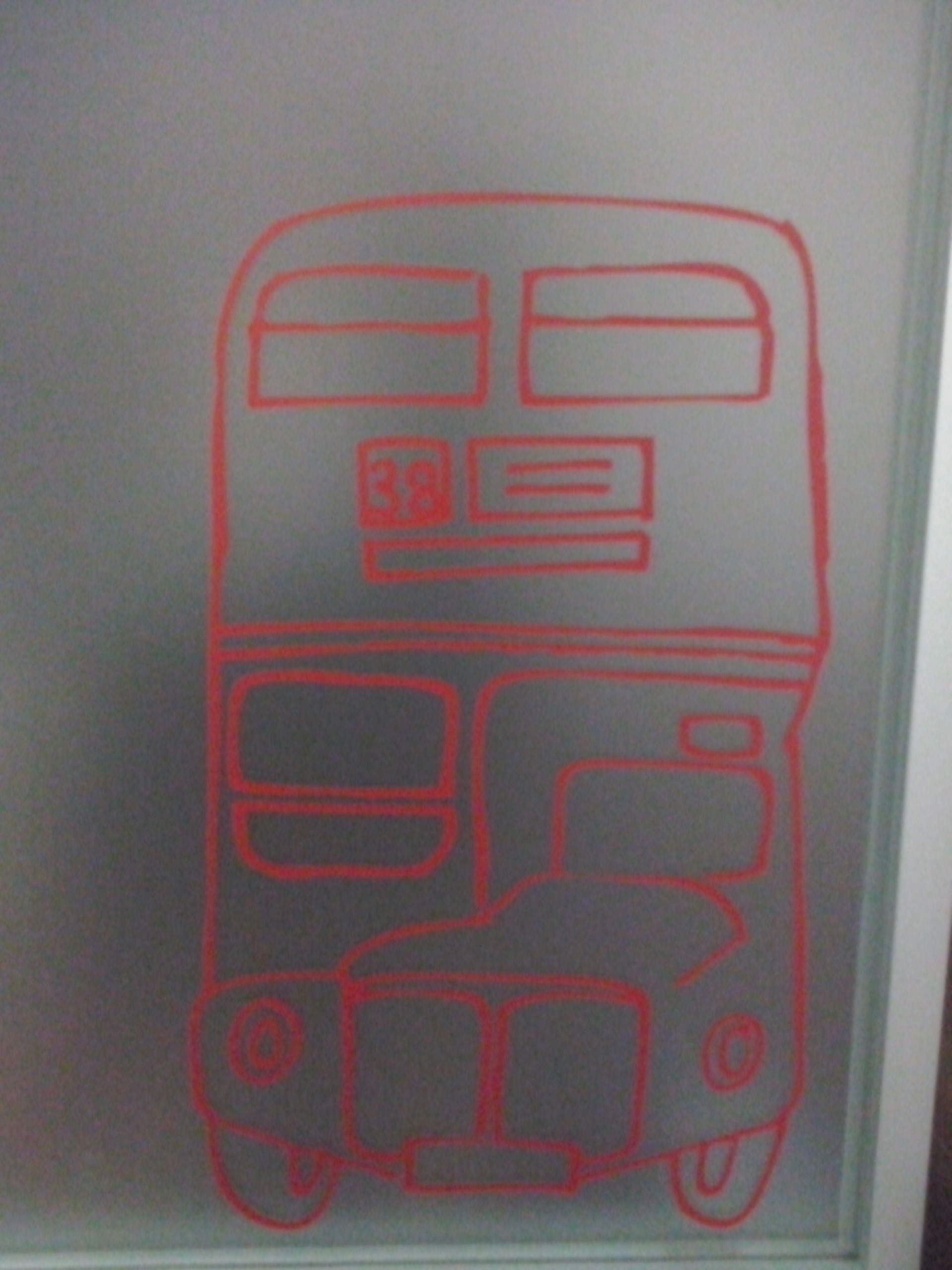 London Bus Wall Sticker - TenStickers