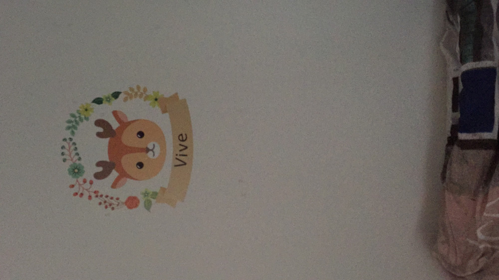 Baby hjort tegning illustrasjon veggkunst - Tenstickers