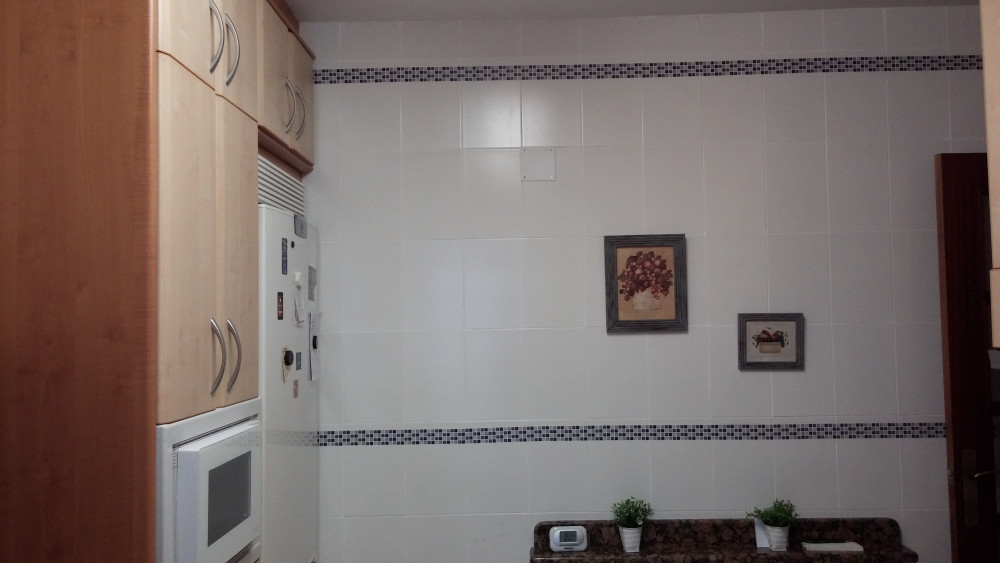 Grey Tones Square Tiles Border Sticker - TenStickers