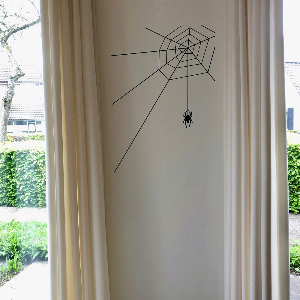 Spider Web Sticker - TenStickers