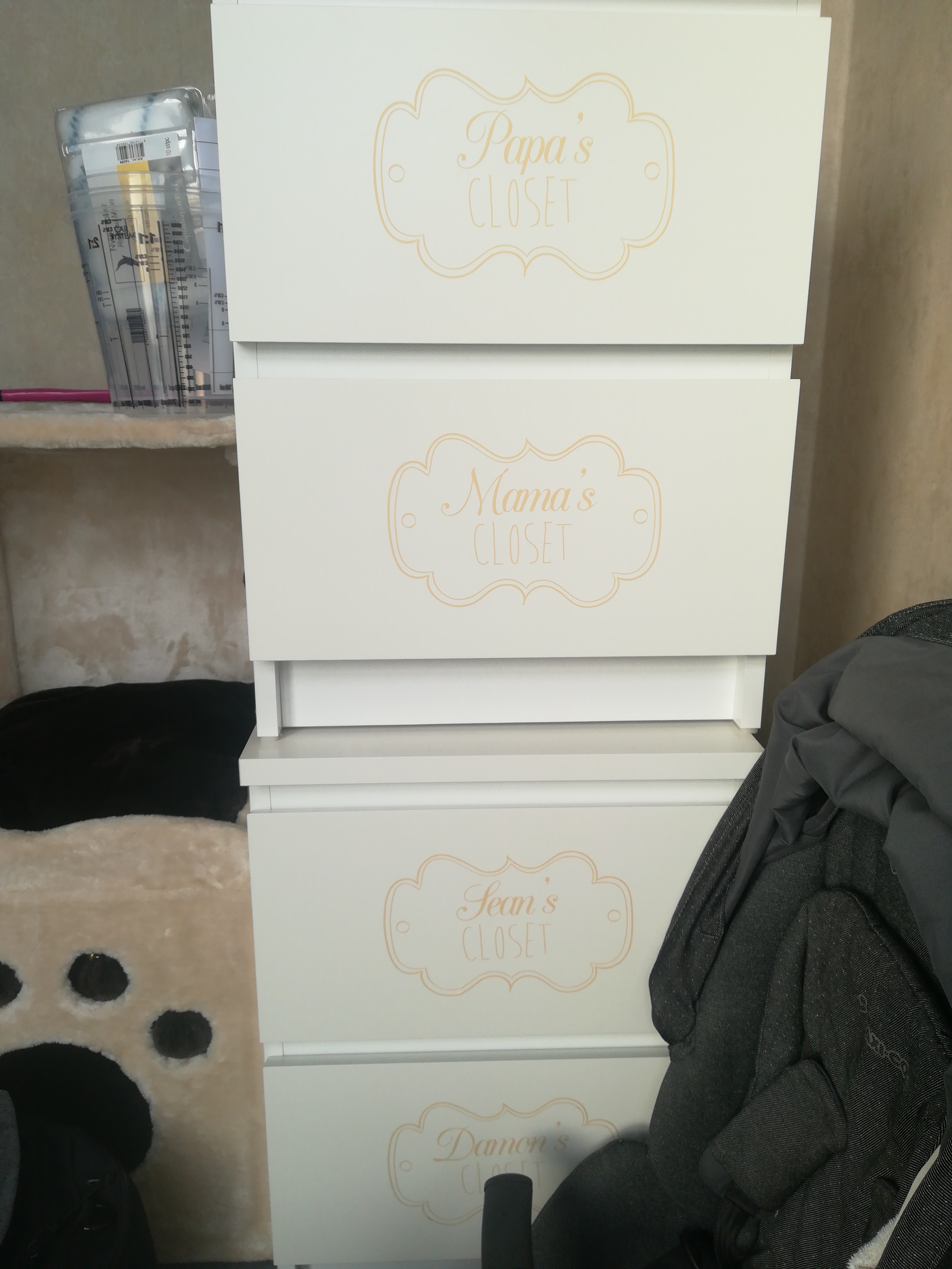 Kinderen kledingkast sticker - TenStickers