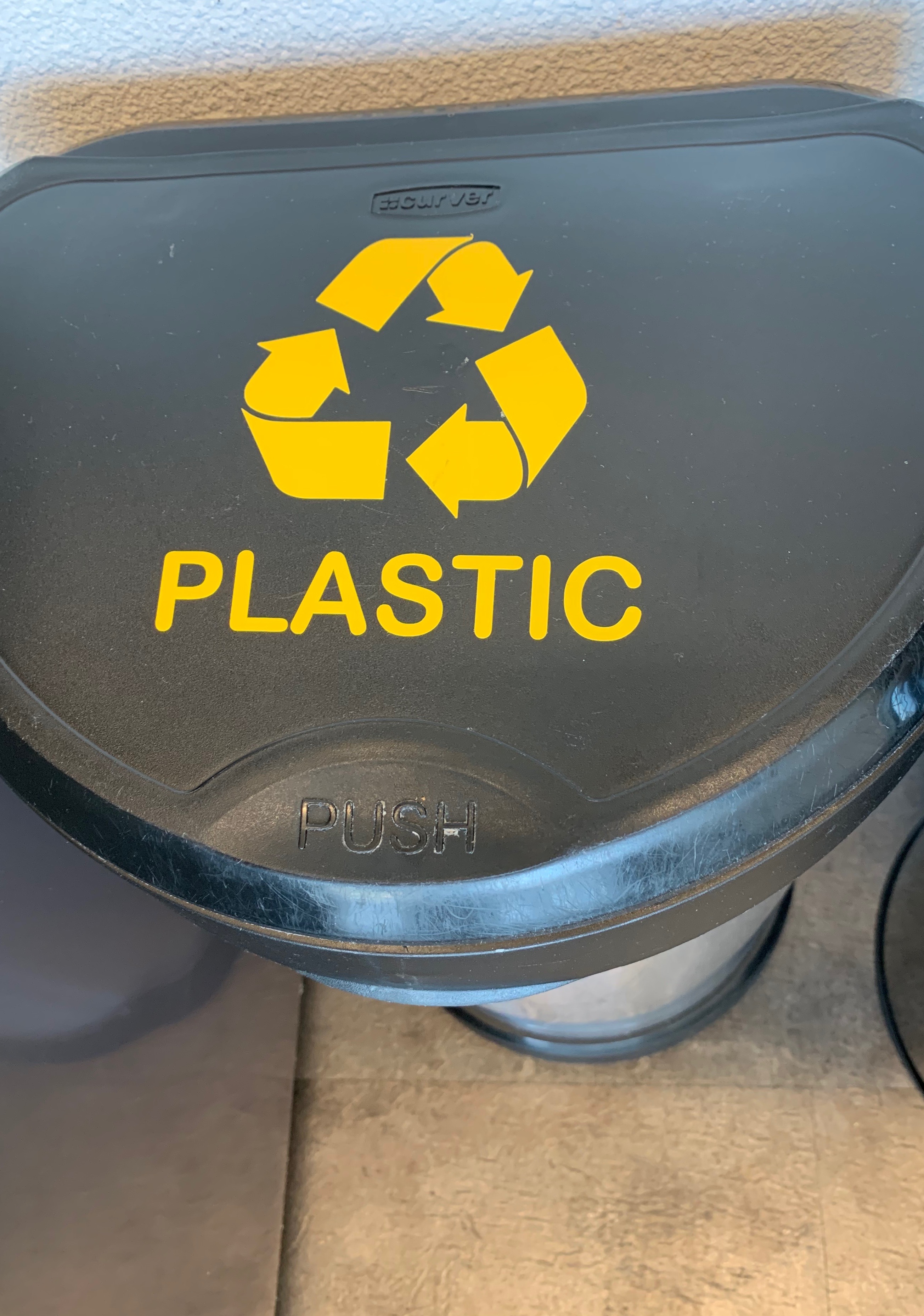 Recycle plastic sticker - TenStickers