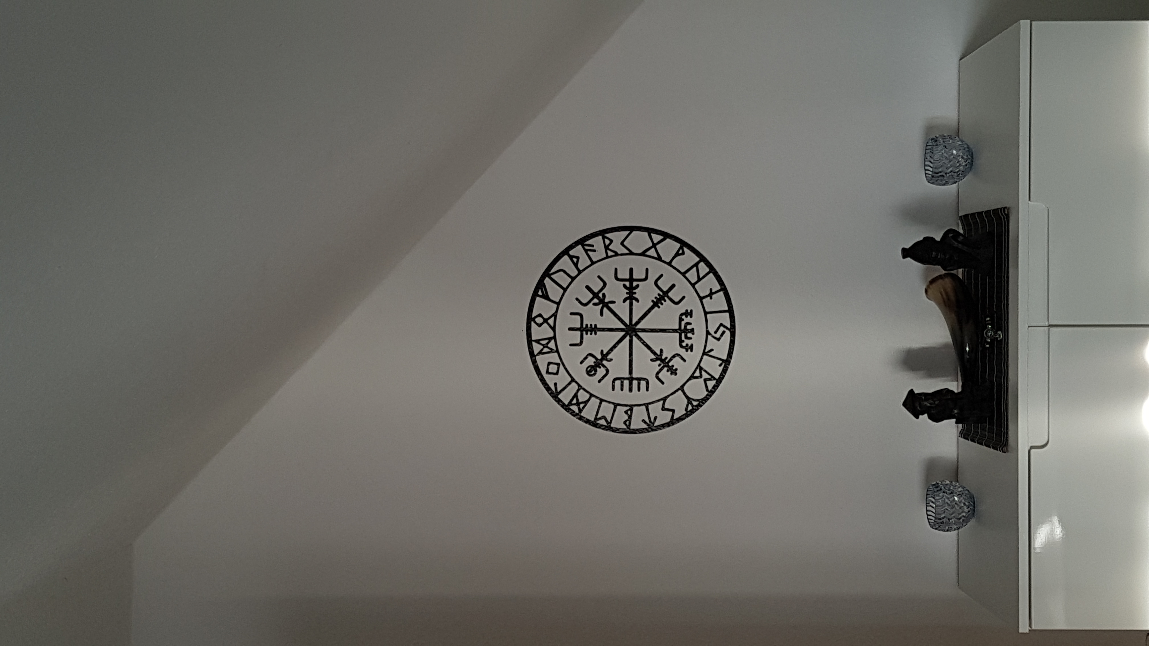 Nalepka kulture viking kompas - TenStickers