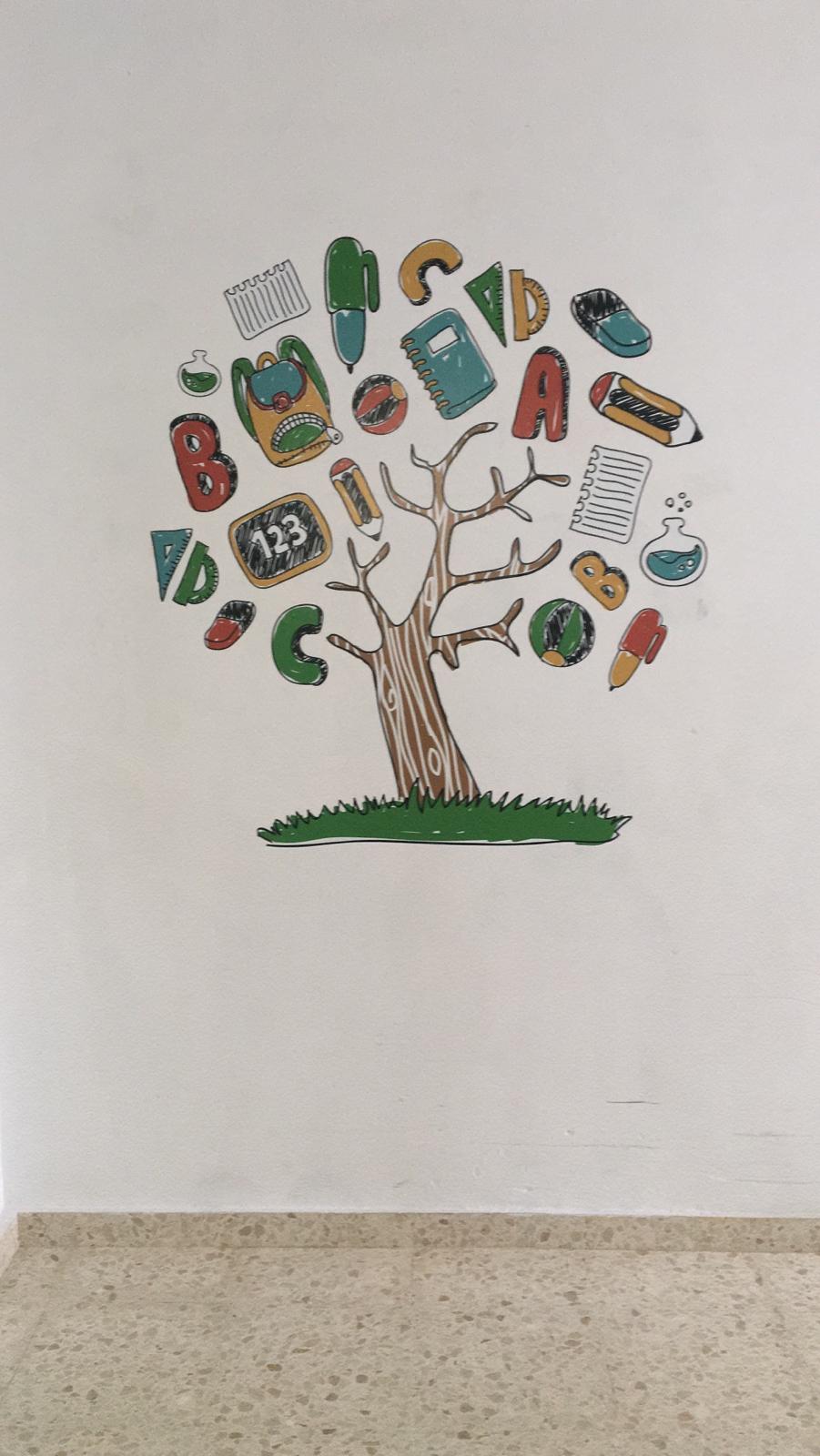 Educational Tree Wall Sticker for Schools - TenStickers