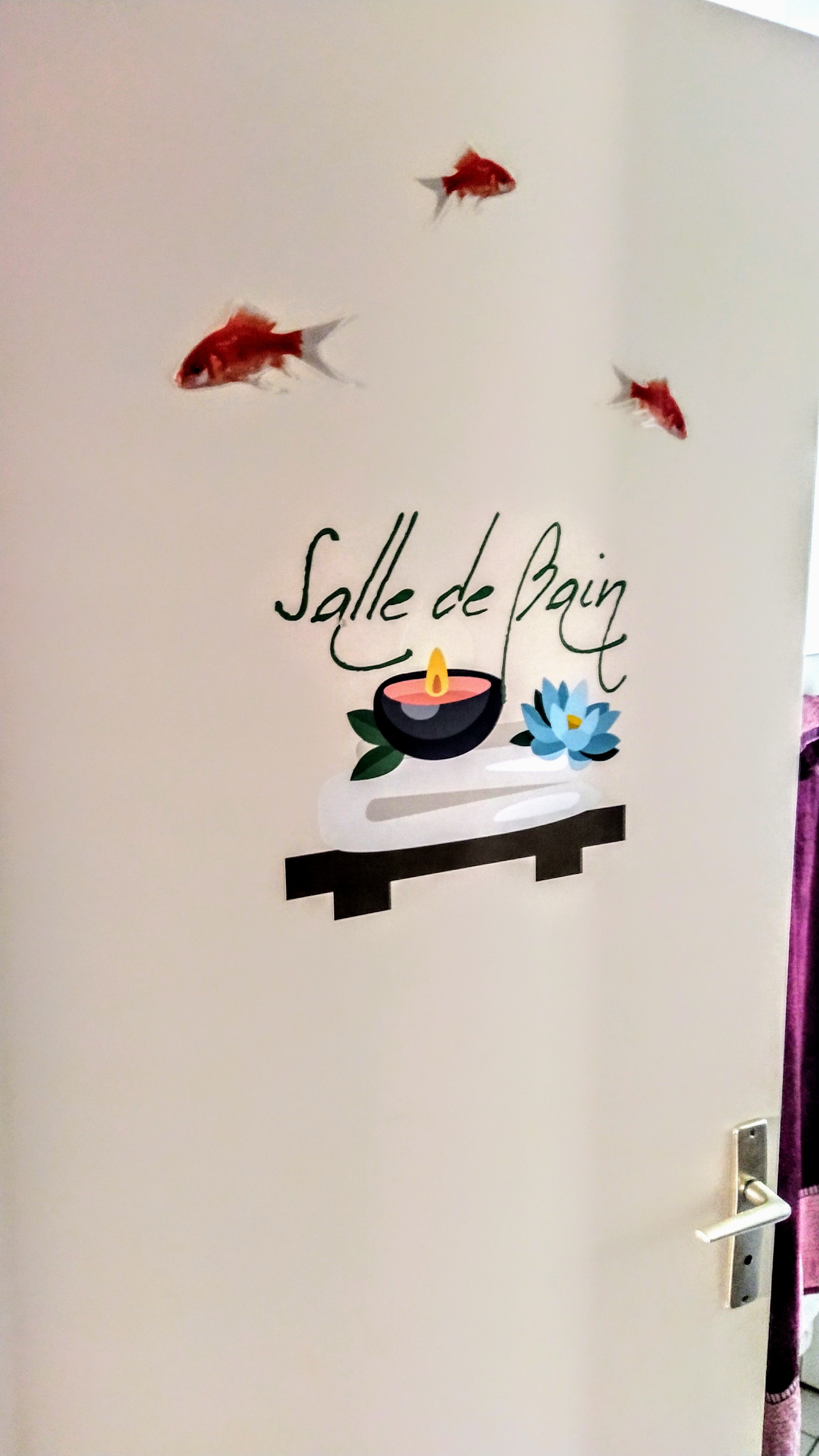 Sticker salle de bain zen - TenStickers