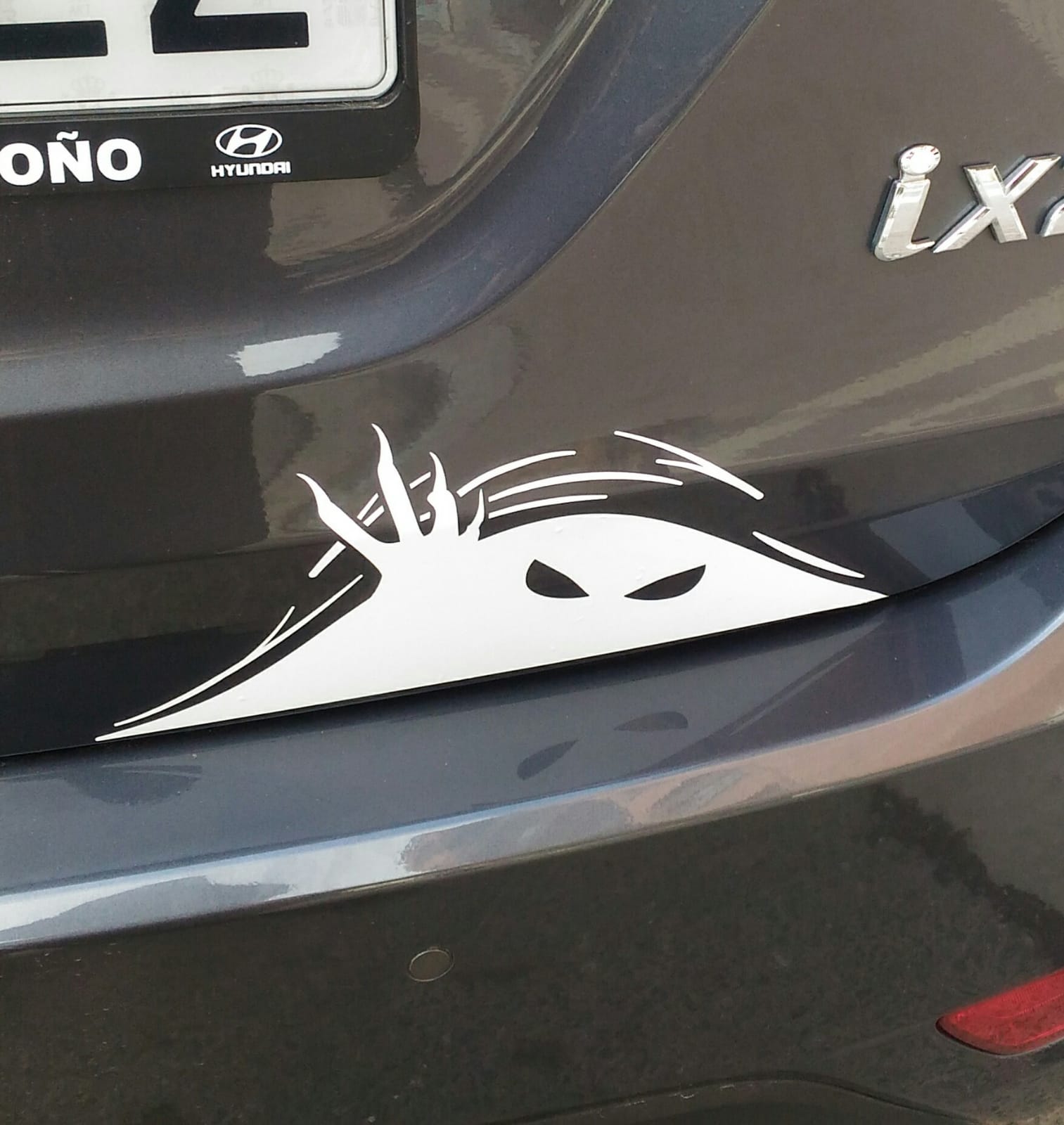 Sticker texte amusant pour voiture - TenStickers