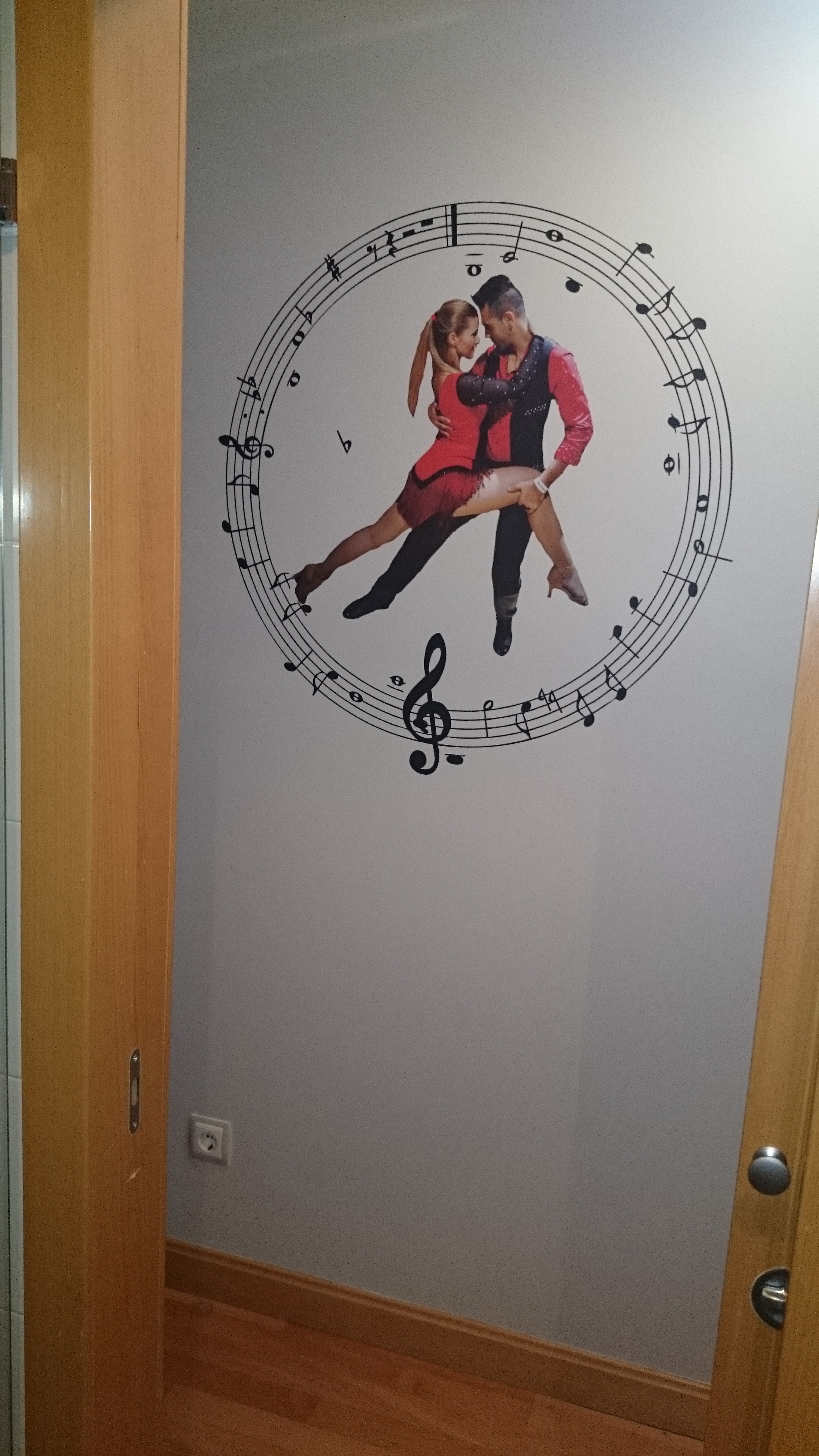 Glasbene note kroži okrasni nalepki - TenStickers