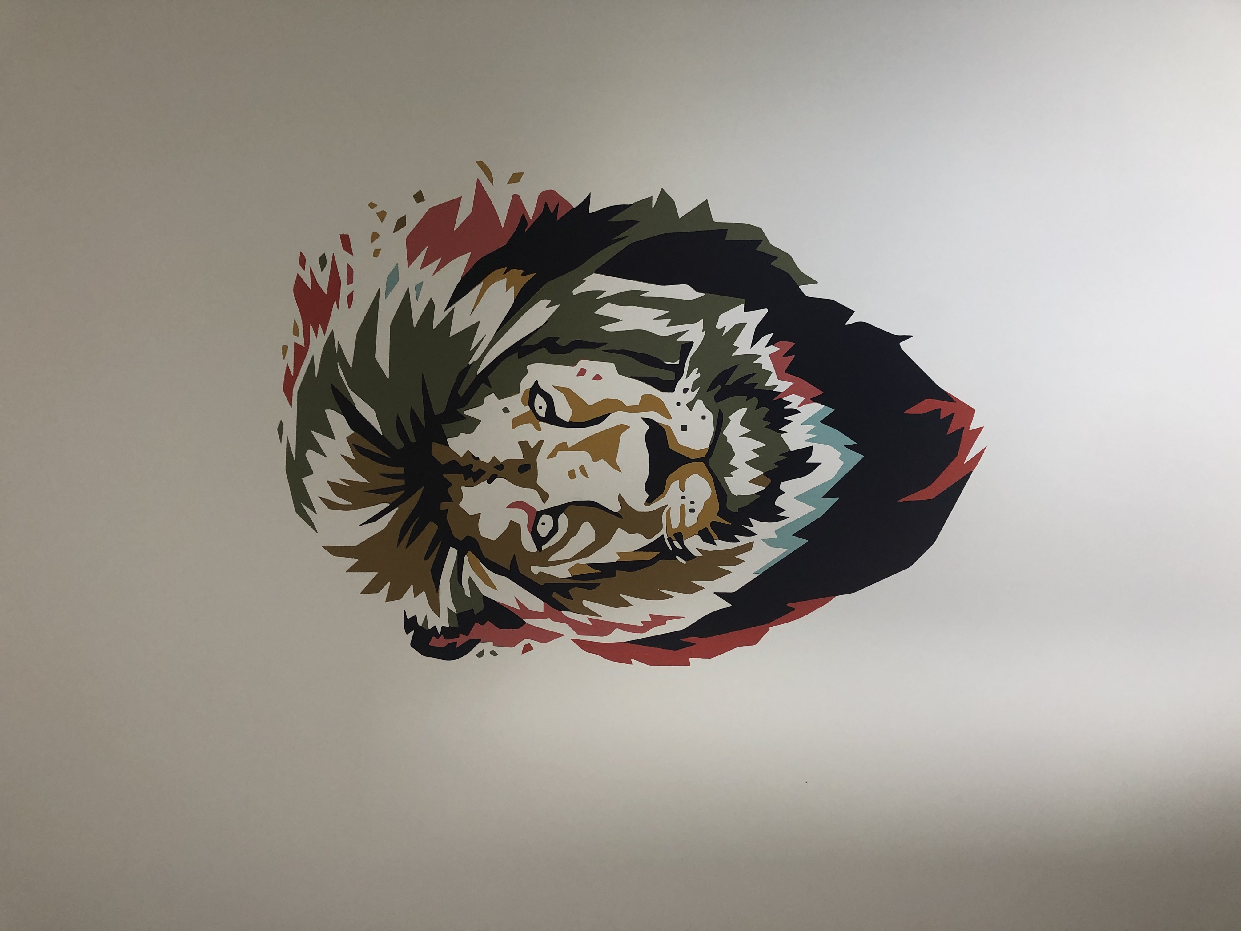 African leu animal sticker de perete - TenStickers