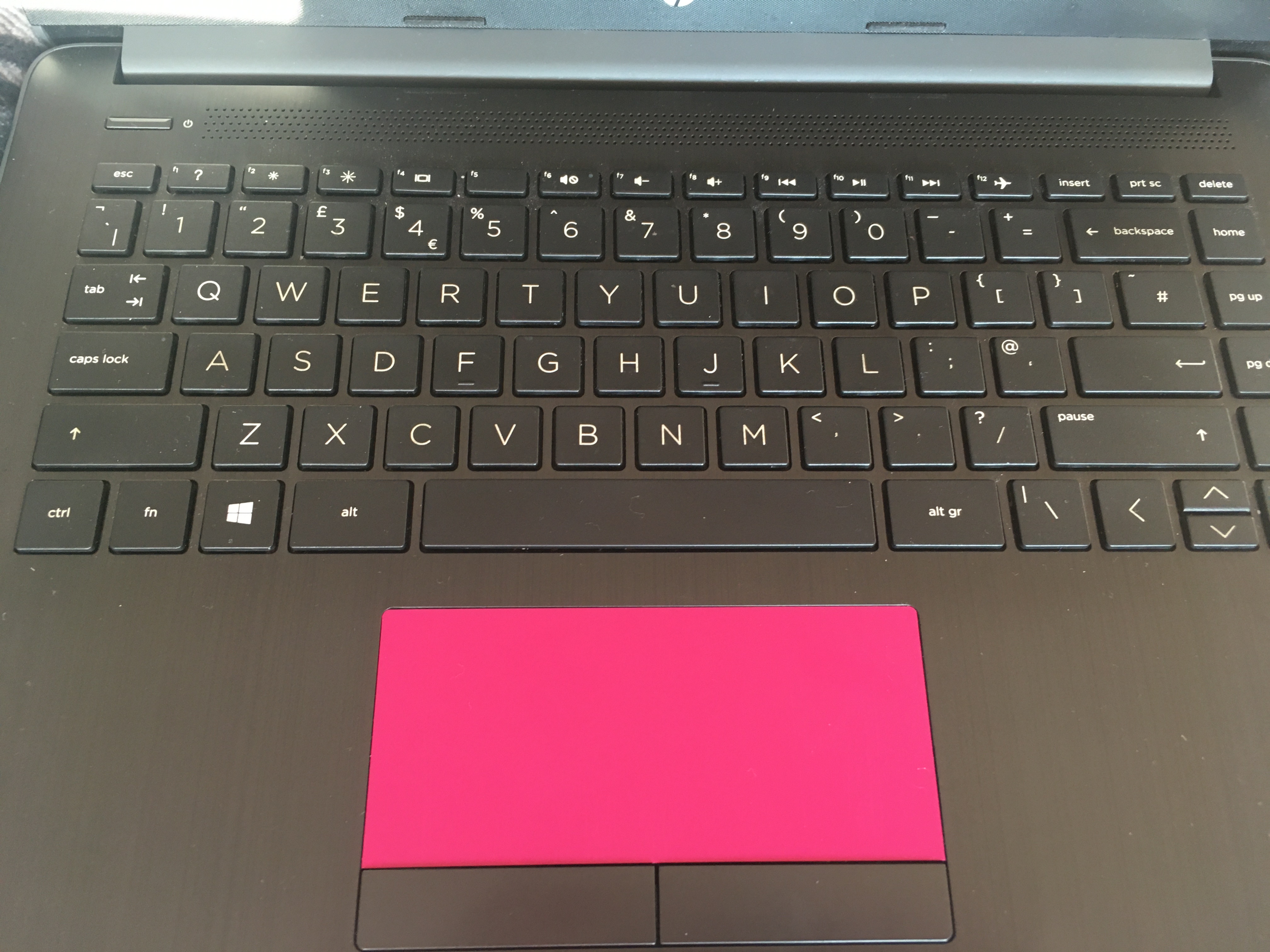 Personalisable colour trackpad laptop sticker - TenStickers