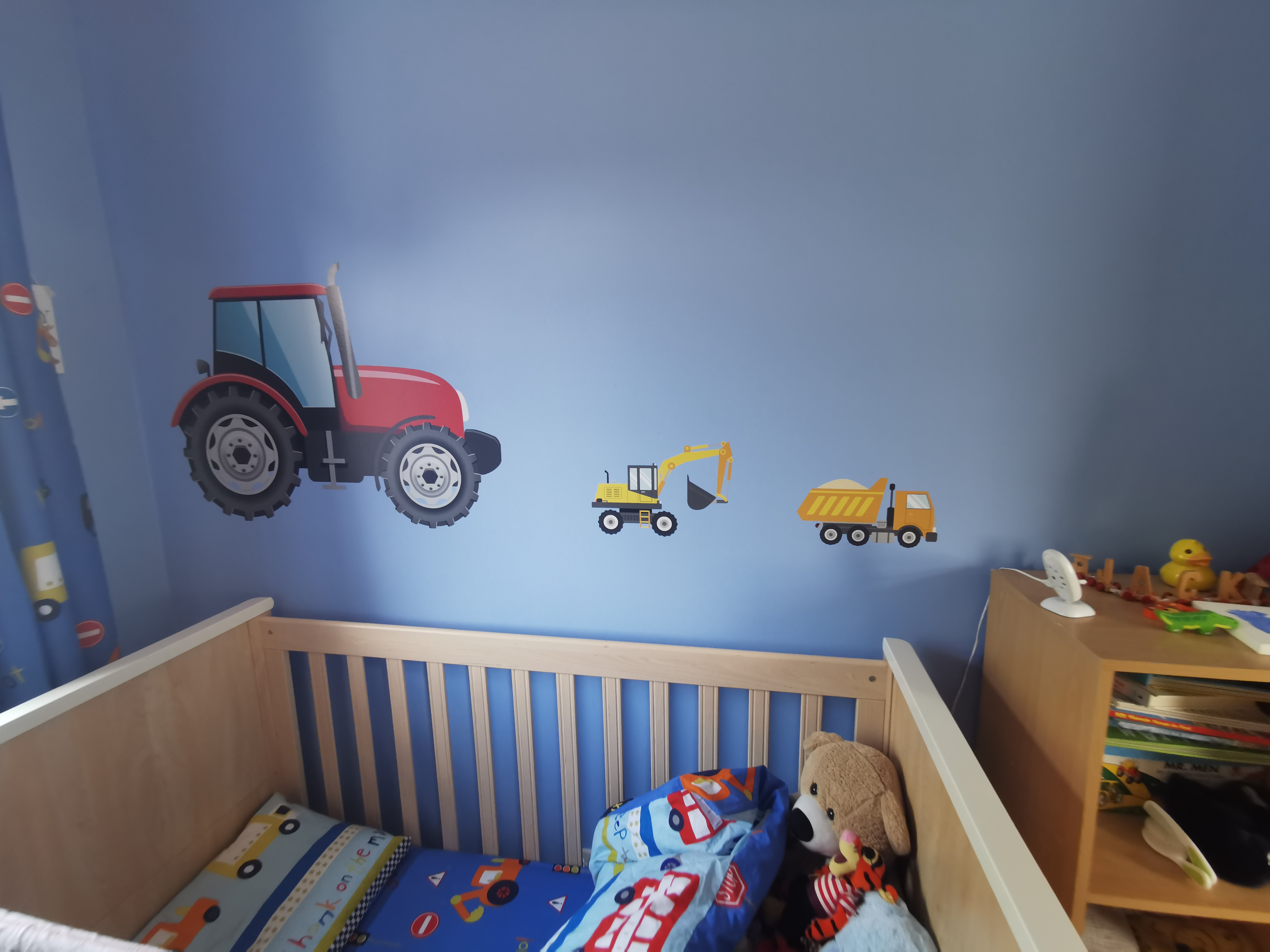 Wallstickers til børn Rød traktor vægklistermærke - TenStickers