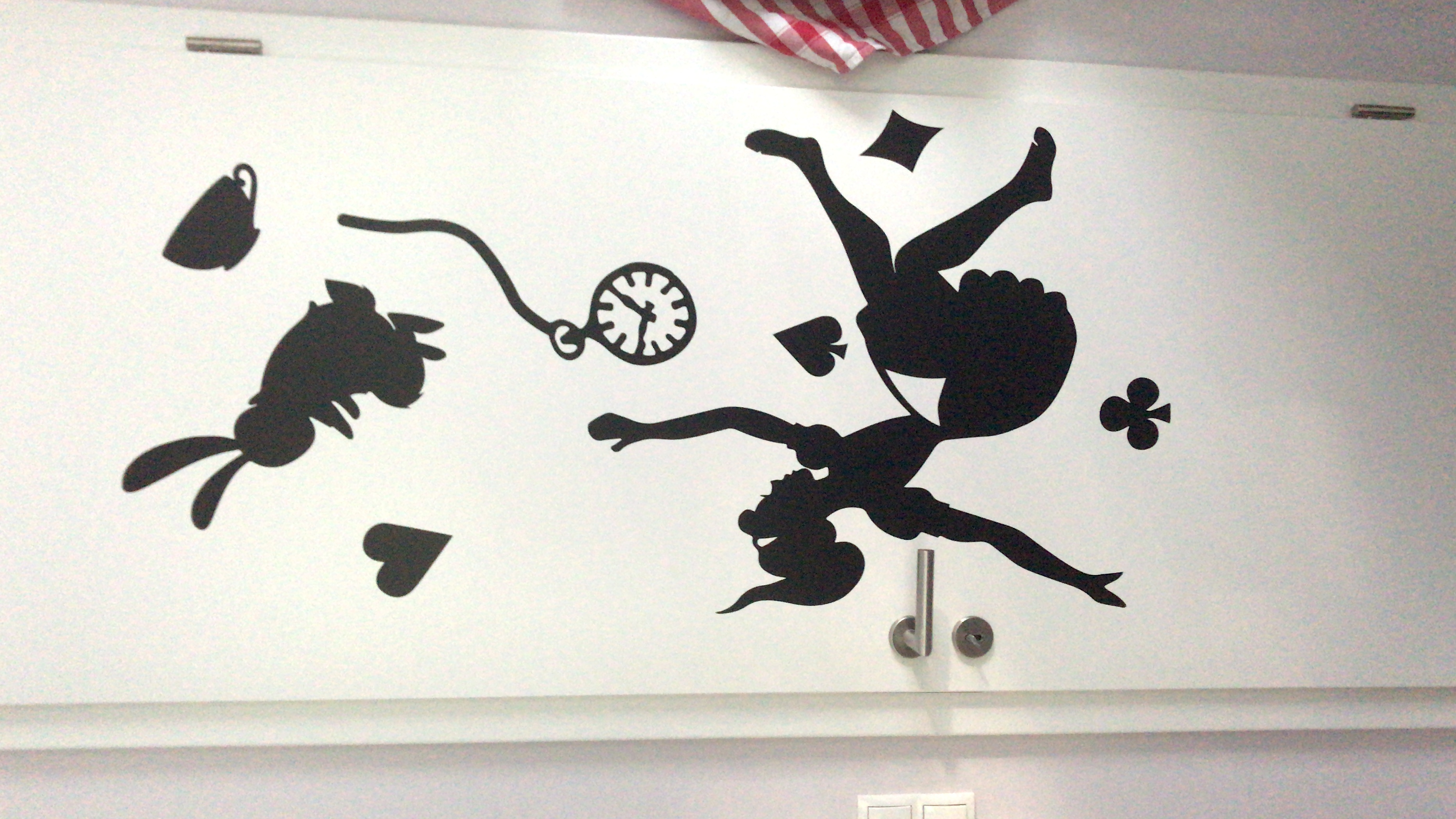 Sticker favole Alice e Coniglio - TenStickers