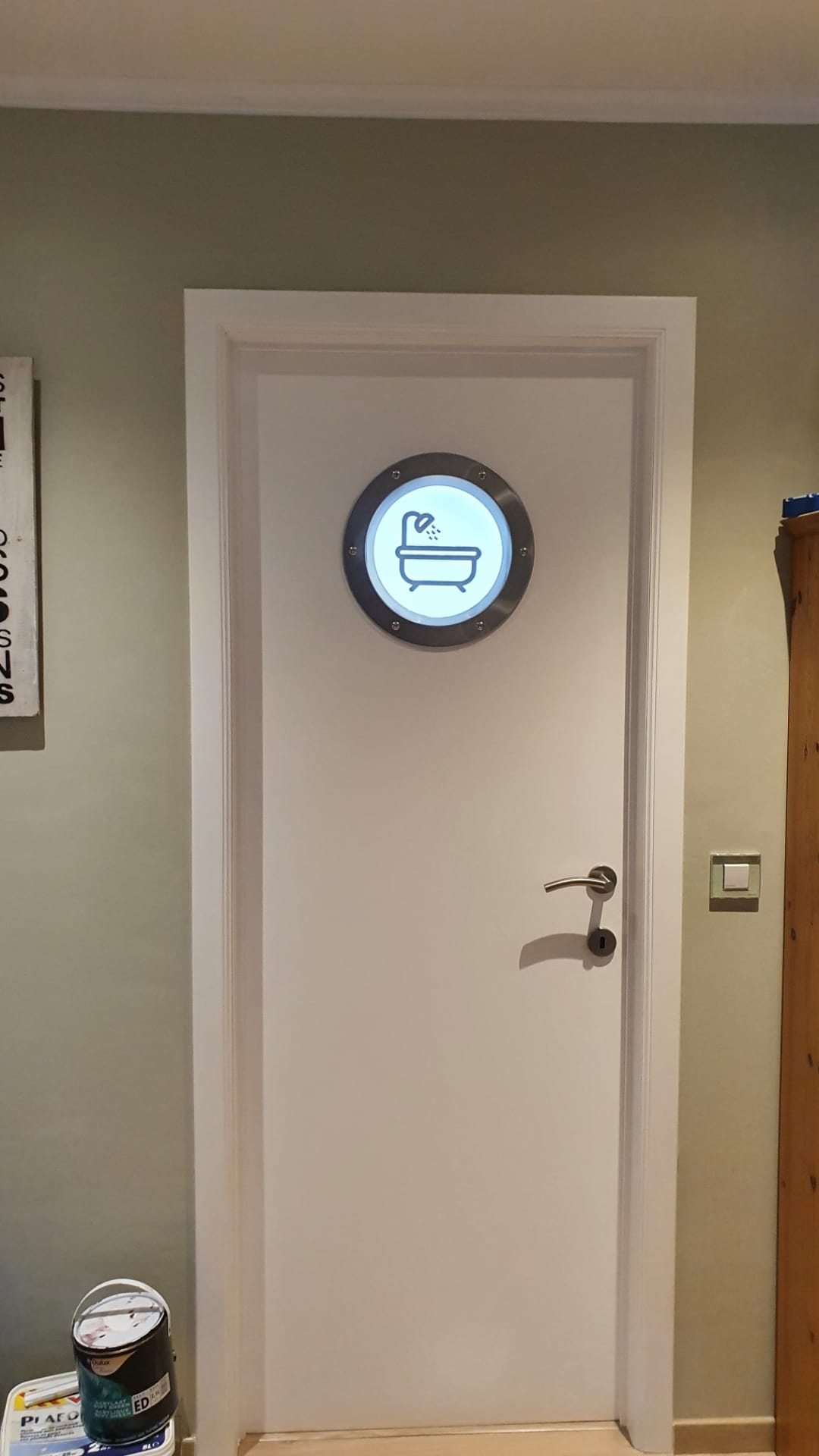 Sticker porte "Login" personnalisable - TenStickers