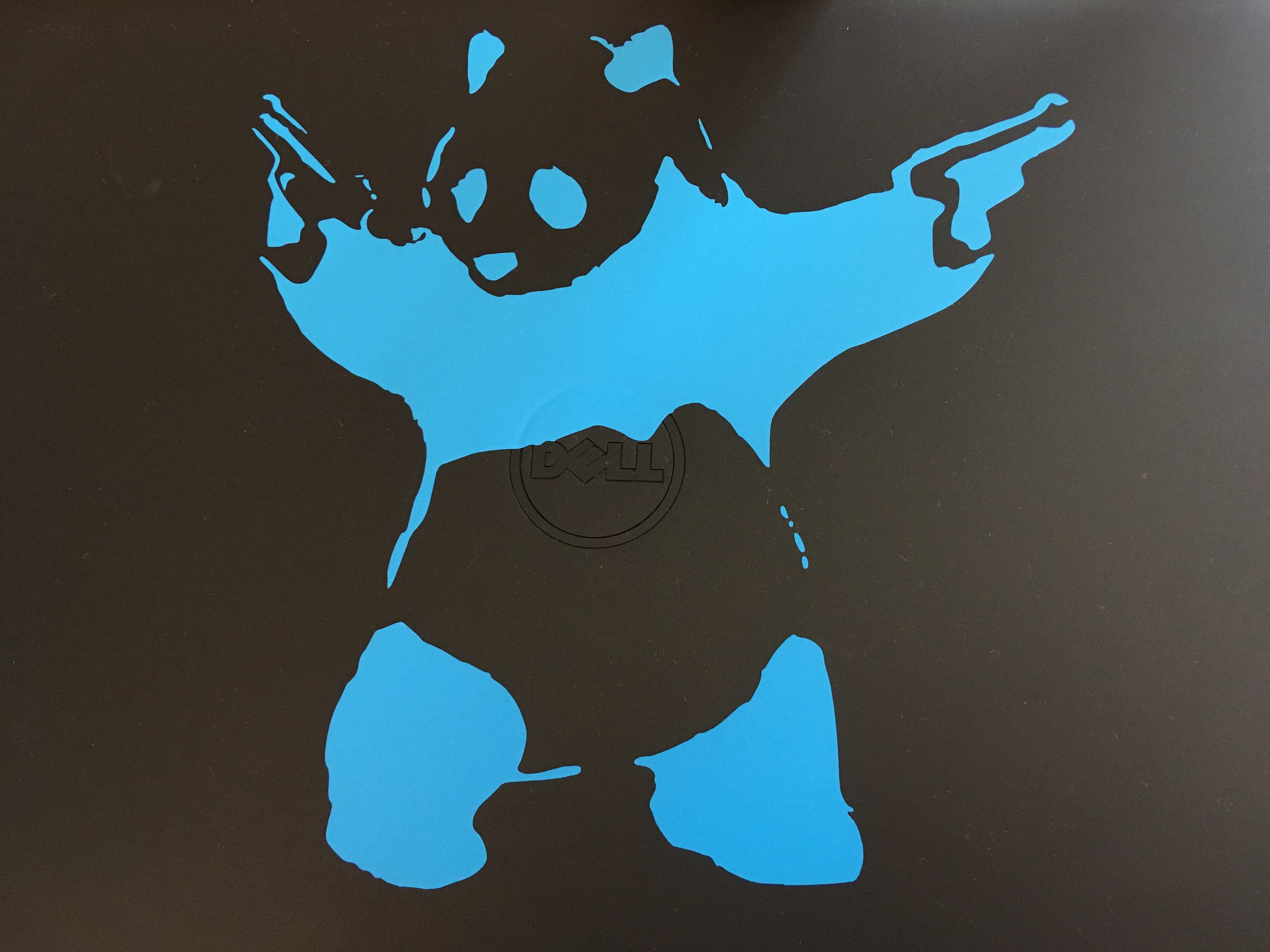 Laptop sticker Banksy - TenStickers