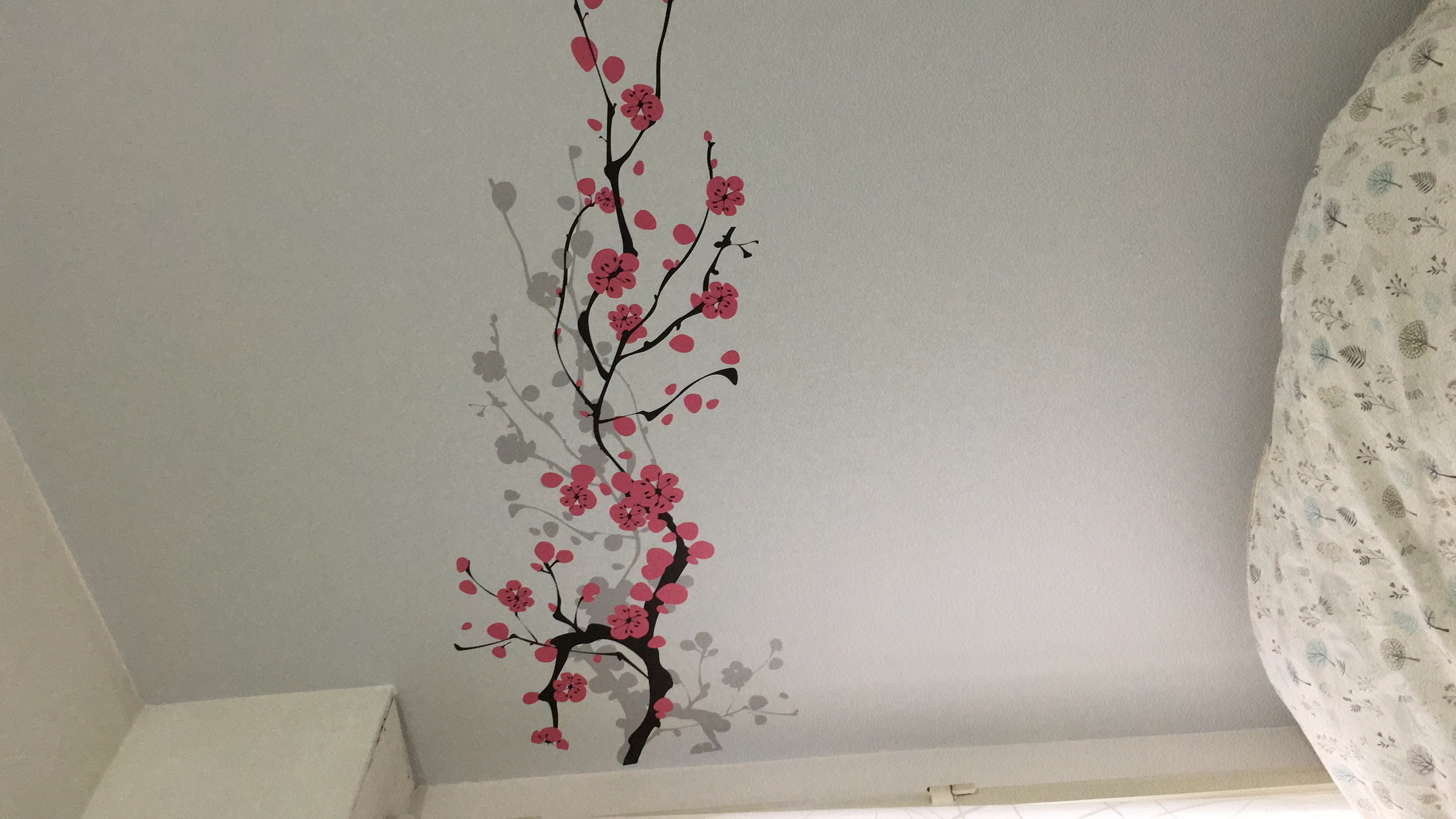 Vinilo decorativo pared flor de cerezo primavera - TenVinilo