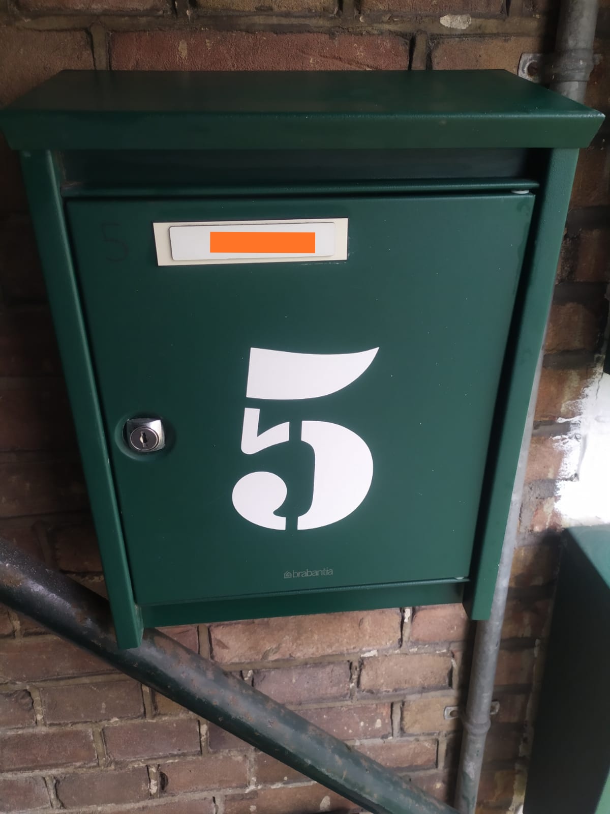 Container sticker huisnummer - TenStickers