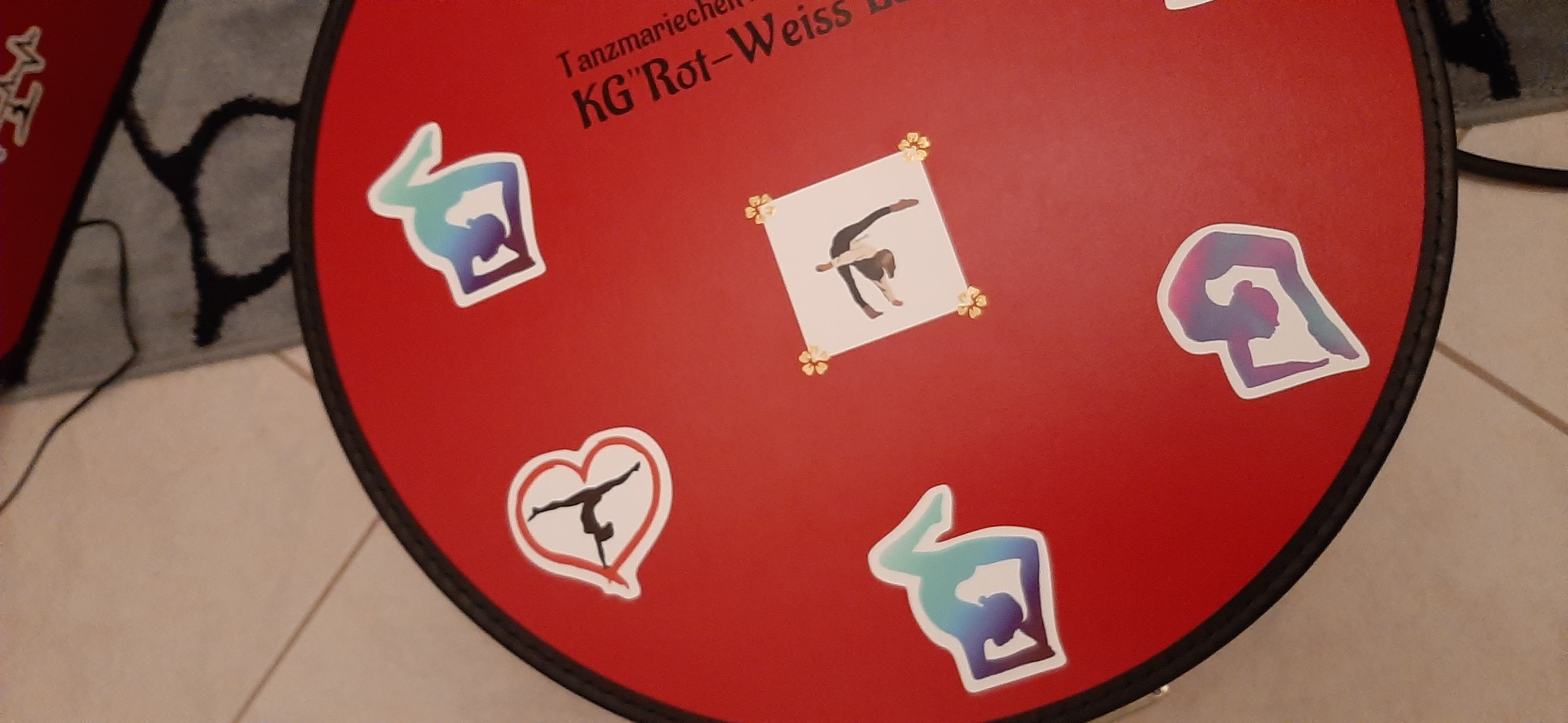 Elastic Dancer Profile Sticker - TenStickers