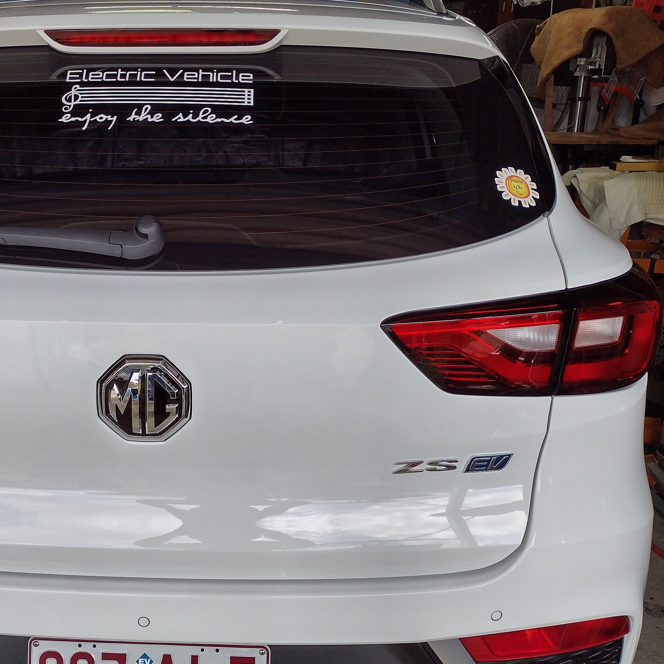 Electric Car Vehicle Sticker - TenStickers