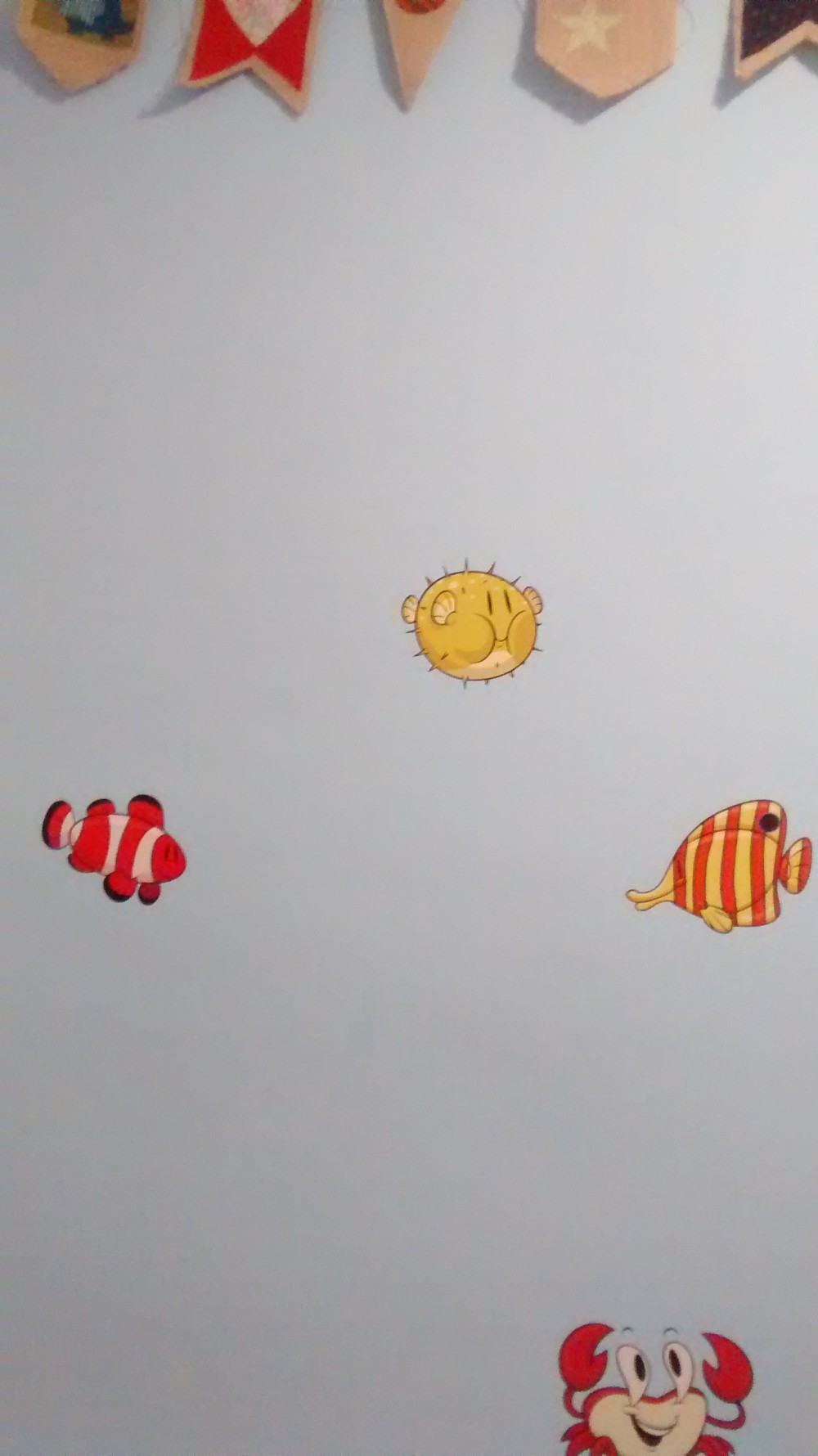 Adesivo bambini set pesci del mare - TenStickers