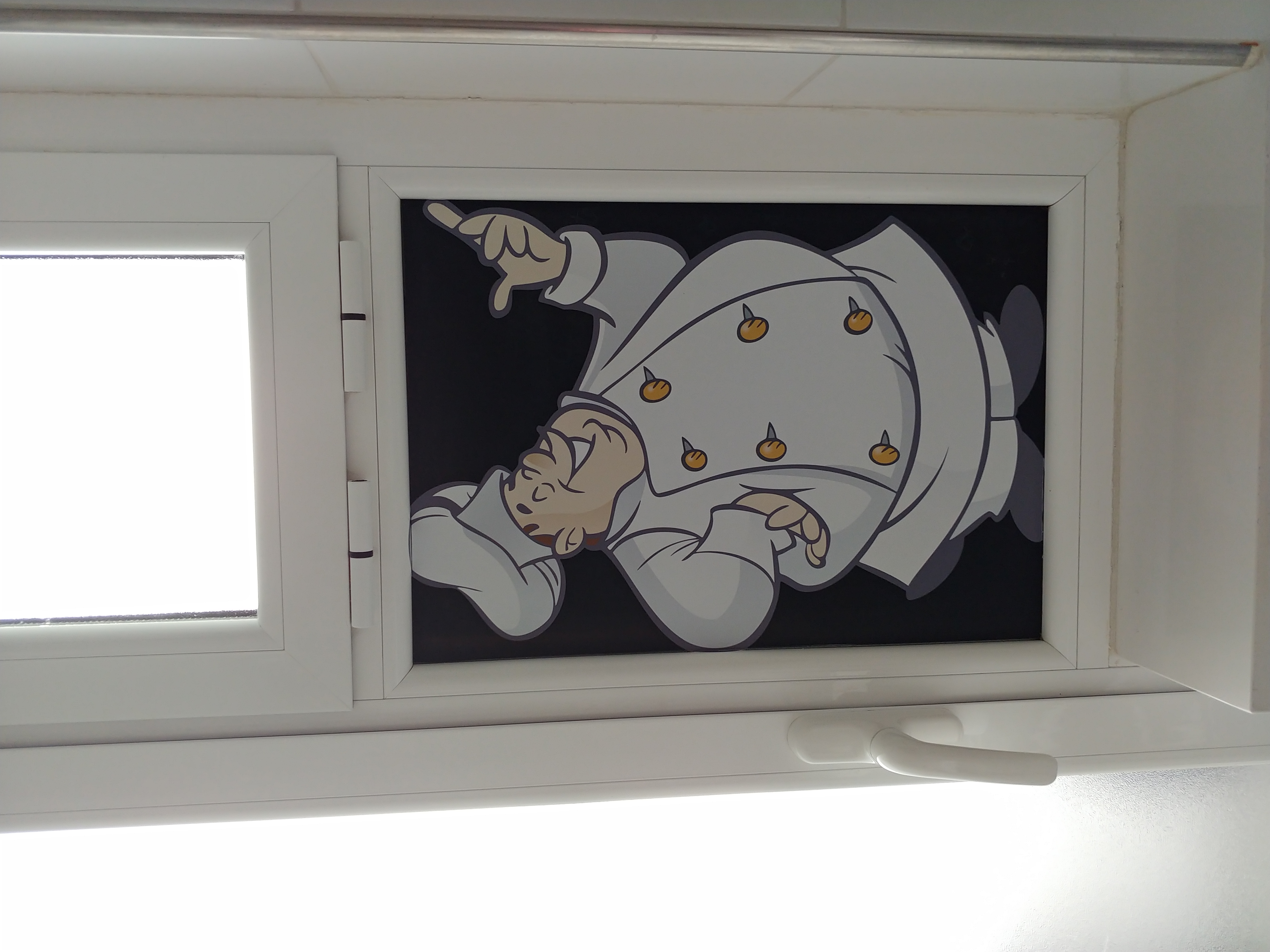 Sticker keuken dikke chef kok - TenStickers