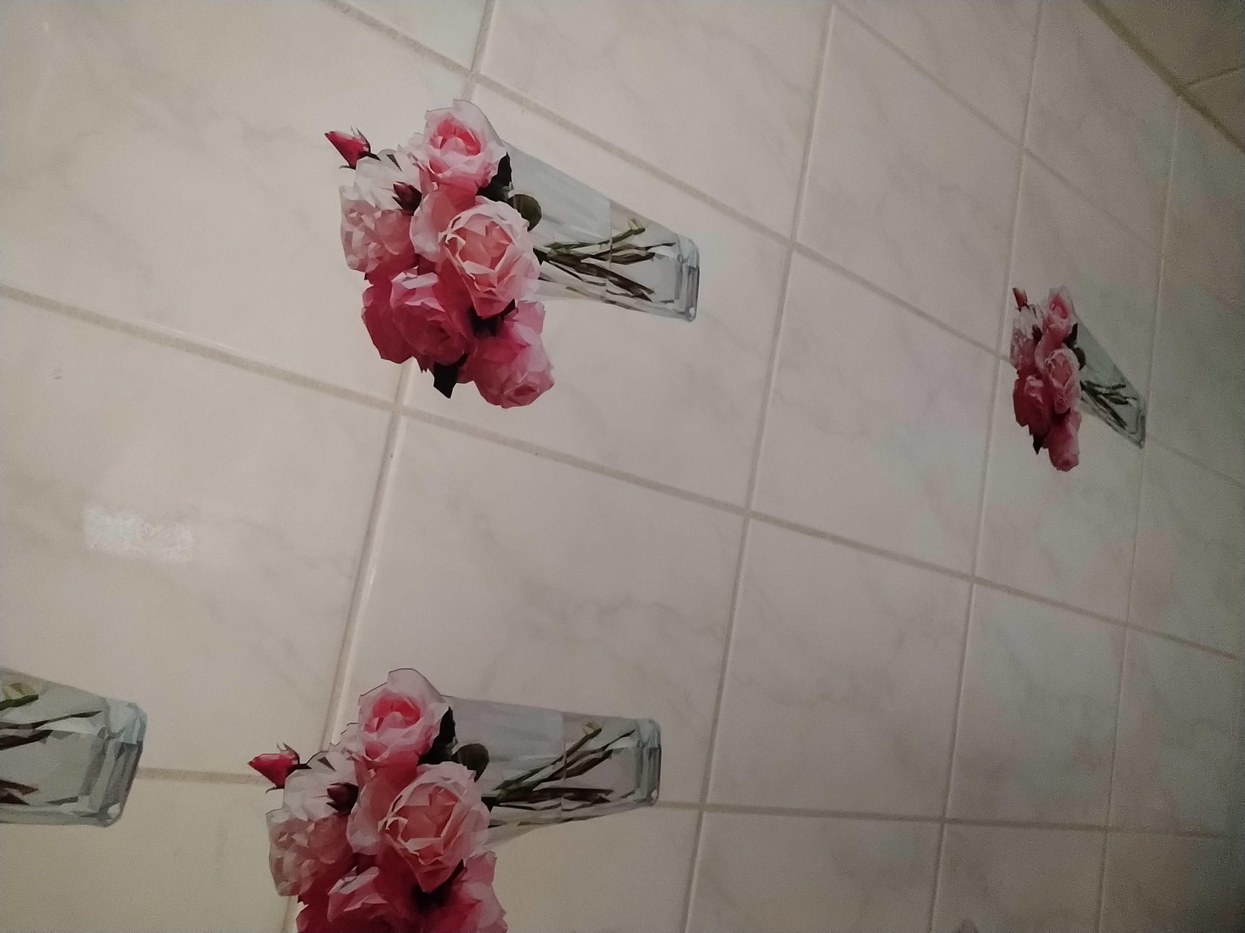 Dekorativ rose buket sticker - TenStickers