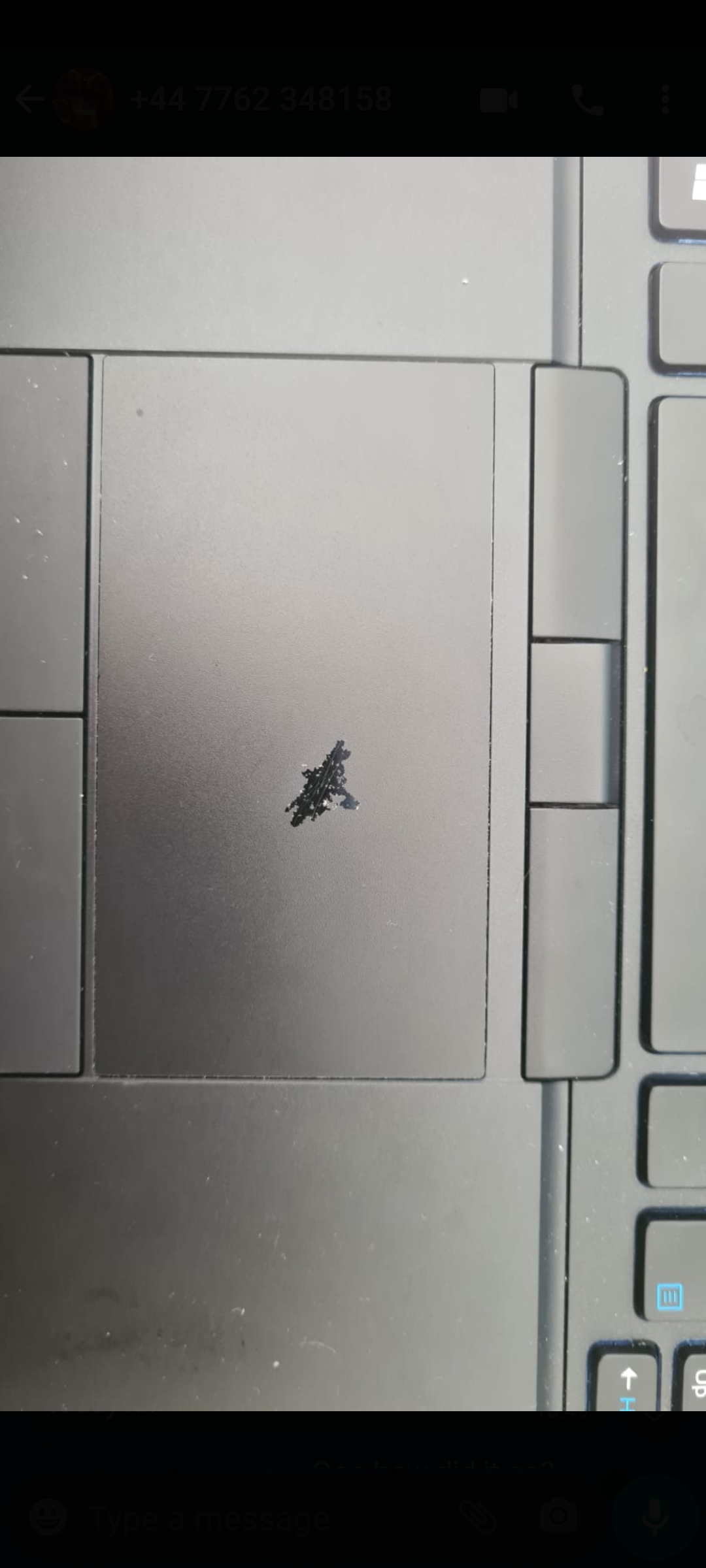 Laptop sticker kleuren touchpad - TenStickers