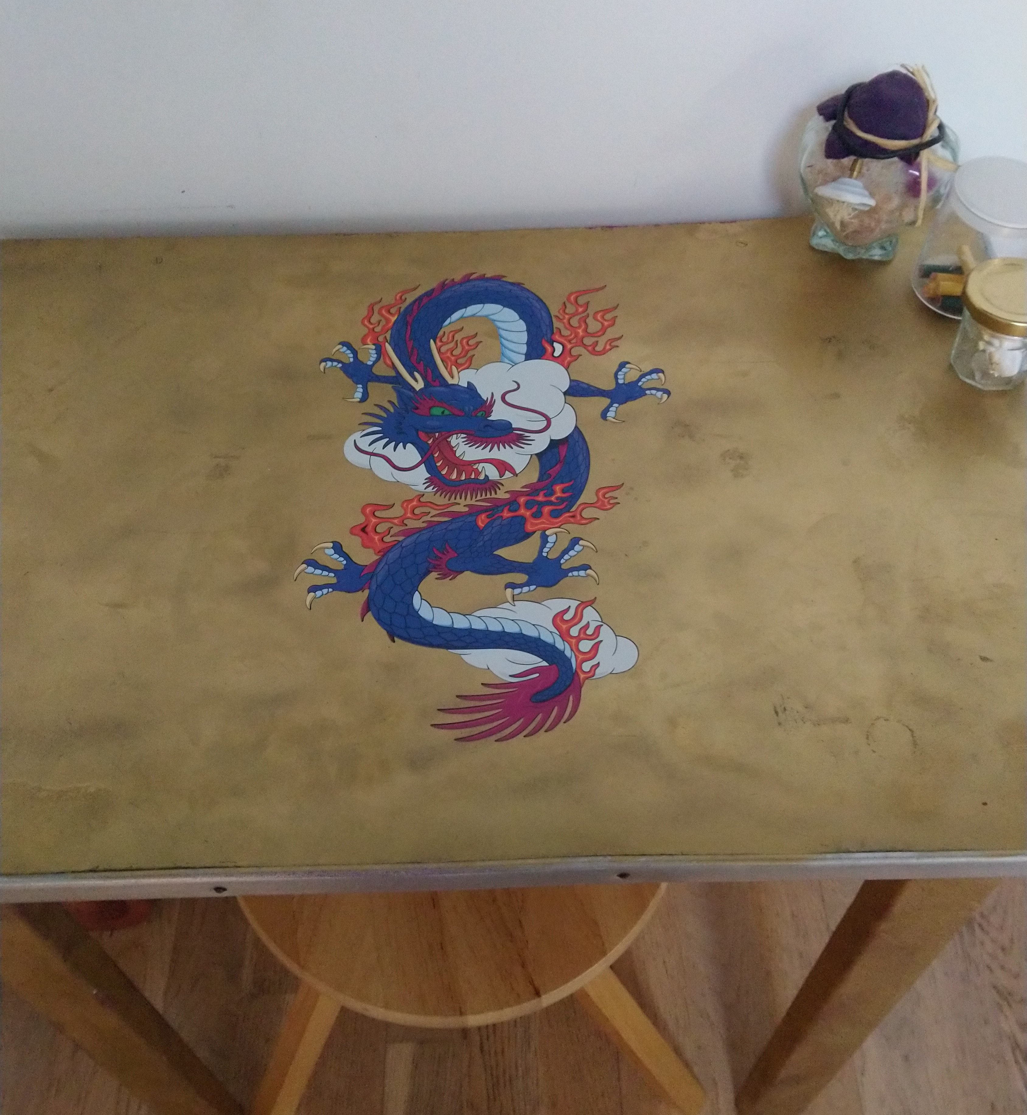 Kitajska dragon stena nalepke - TenStickers