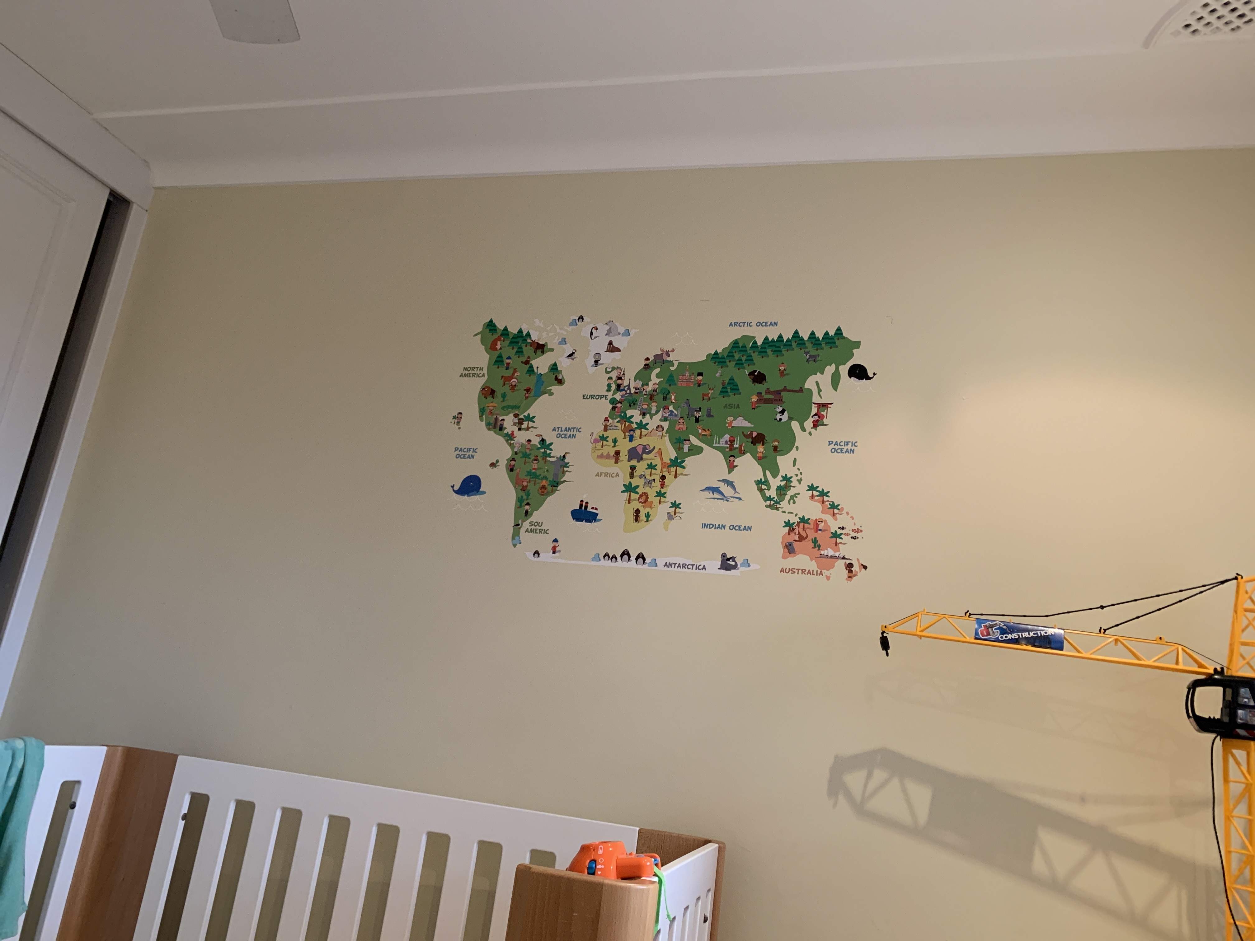 Stereotypes world map wall sticker - TenStickers