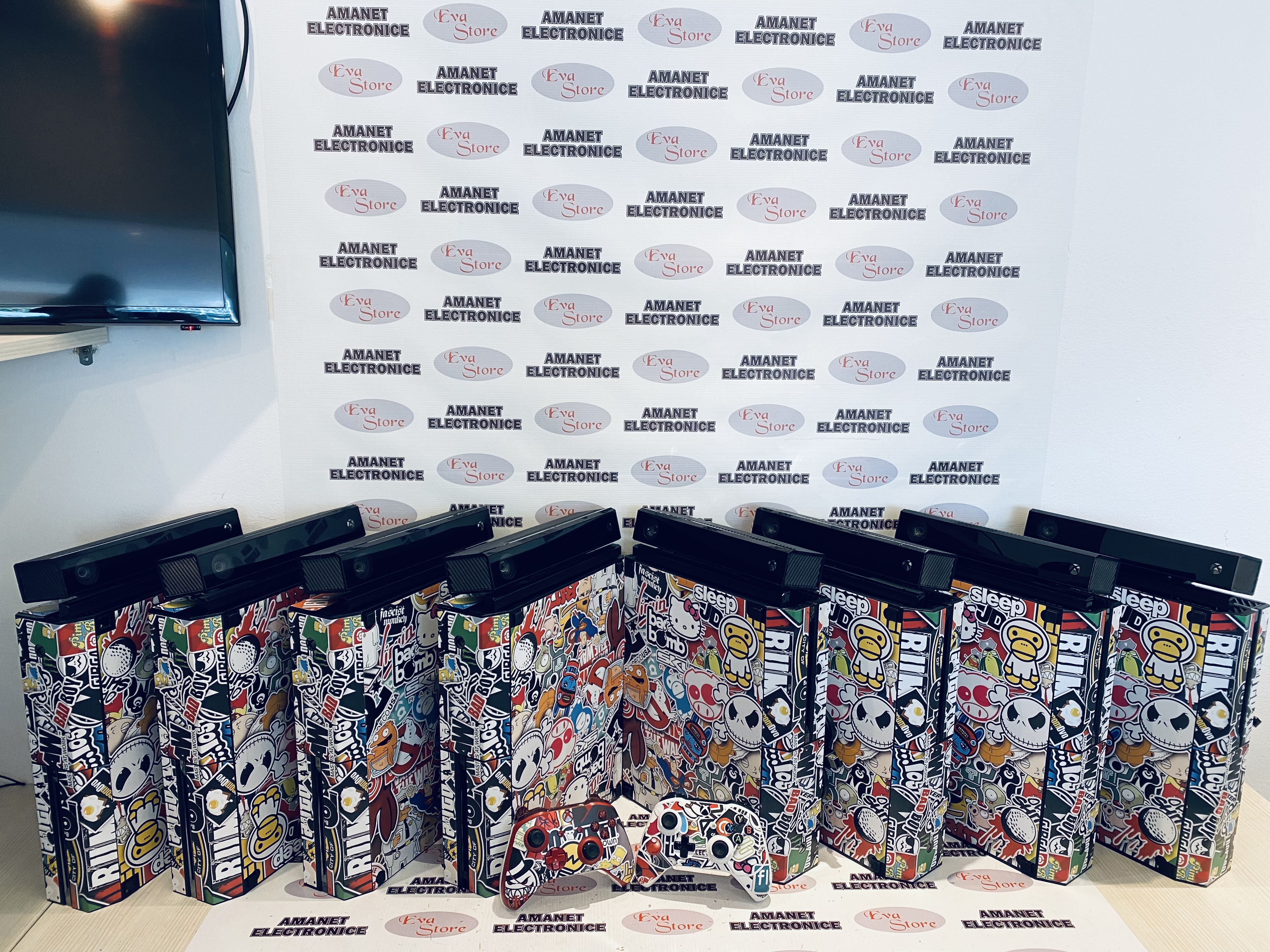 Graffiti gamers sticker bomb xbox sticker - TenStickers