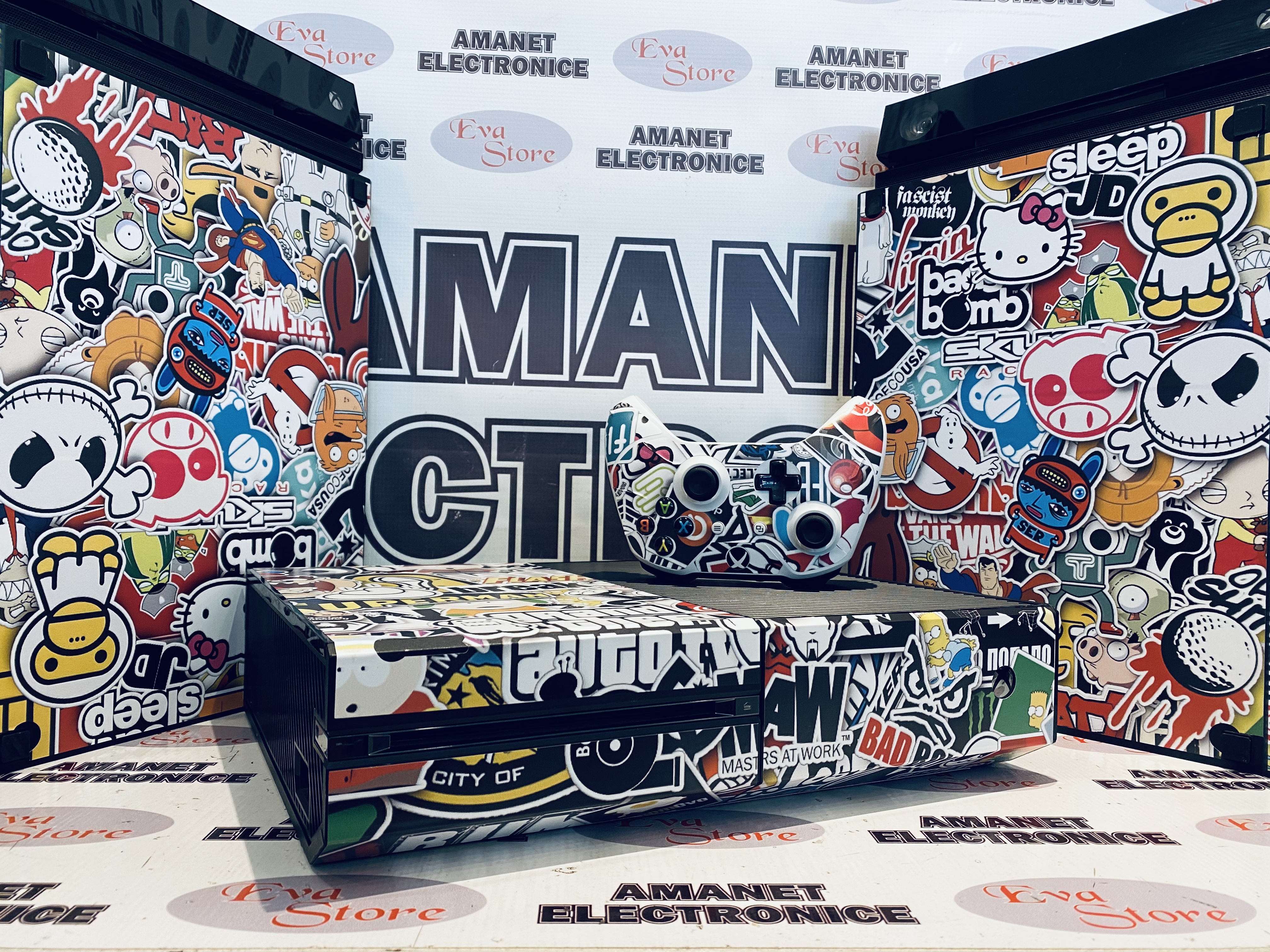 Graffiti gamers sticker bomb xbox sticker - TenStickers