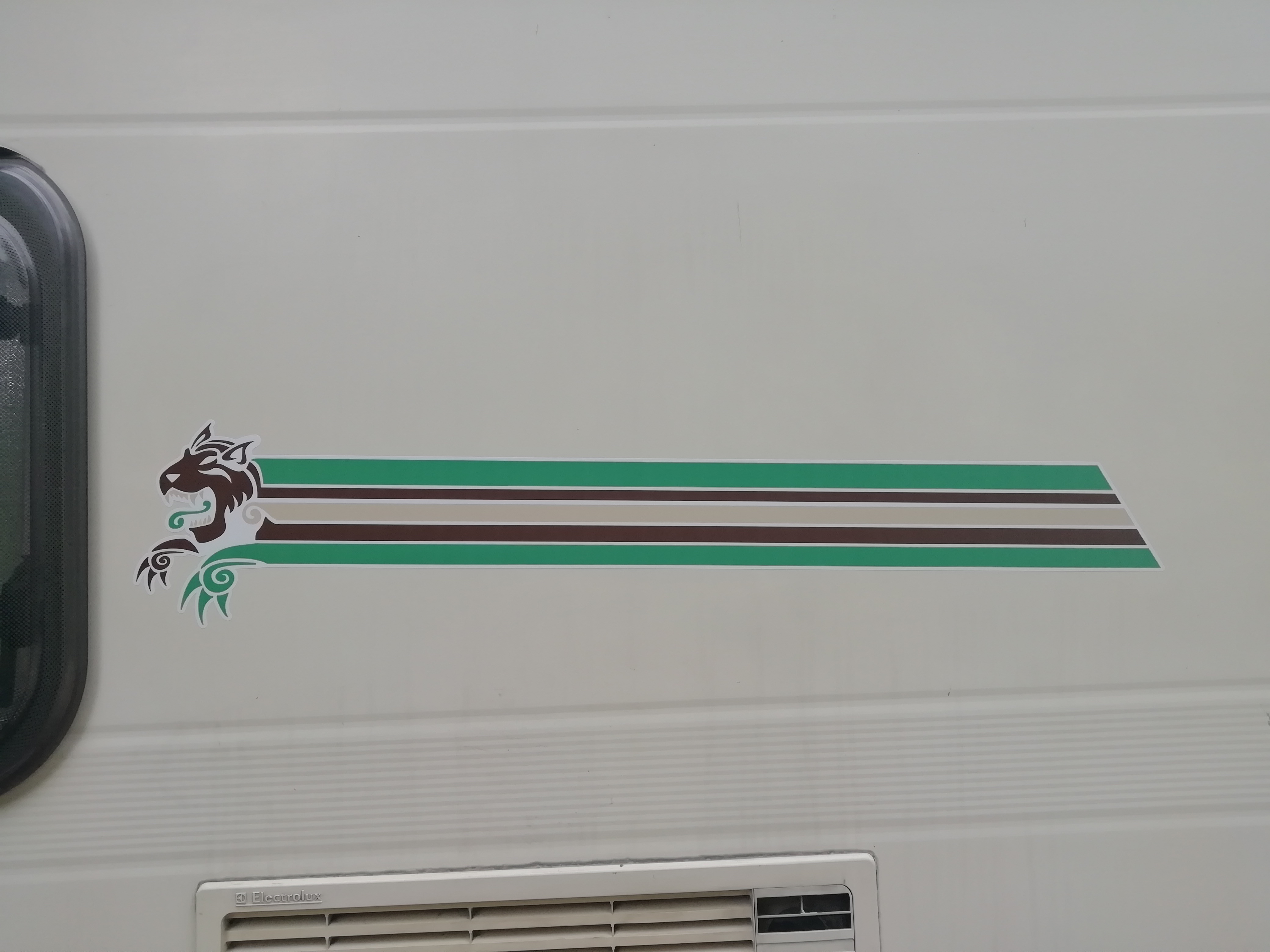 Caravan Lines Vehicle Sticker - TenStickers