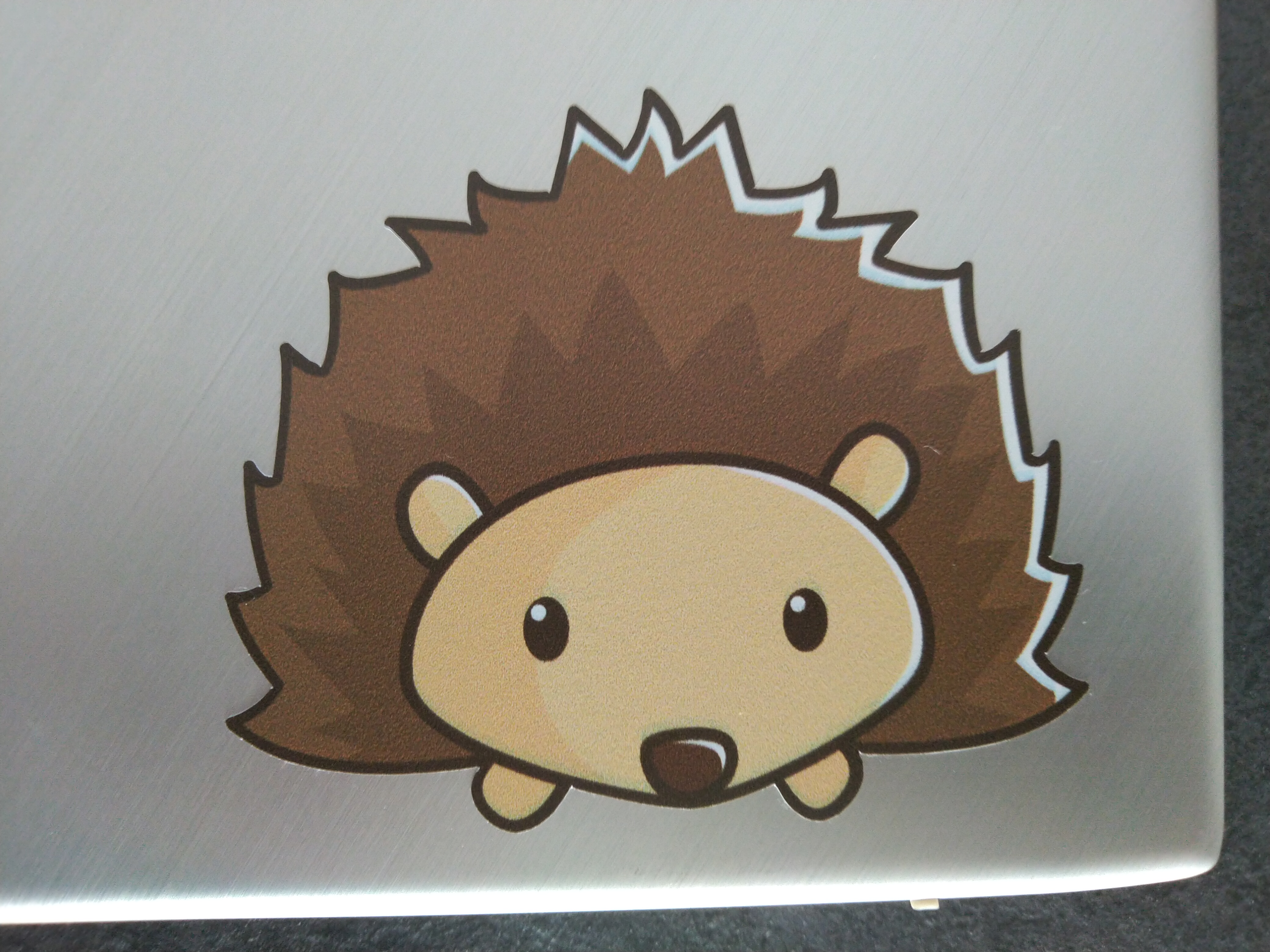 Laptop sticker egel - TenStickers