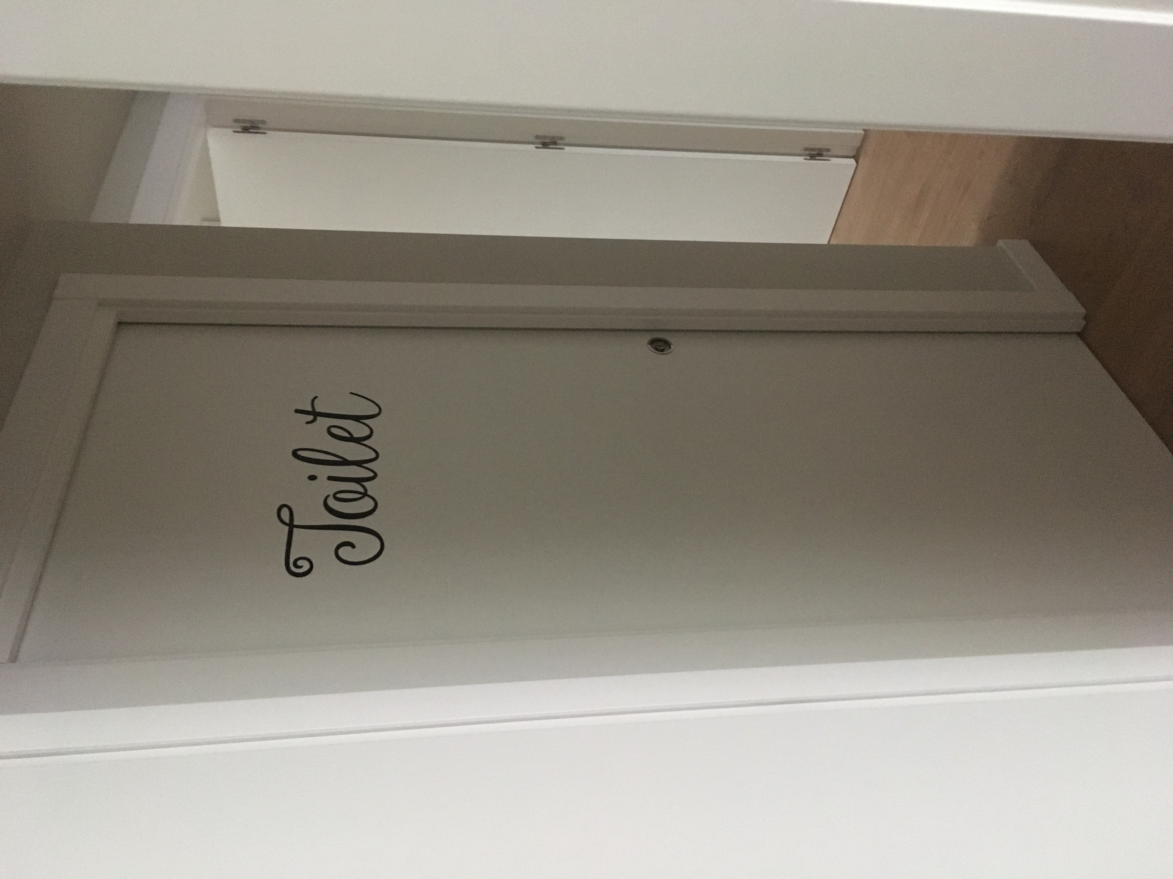 Toilet Door Sticker - TenStickers