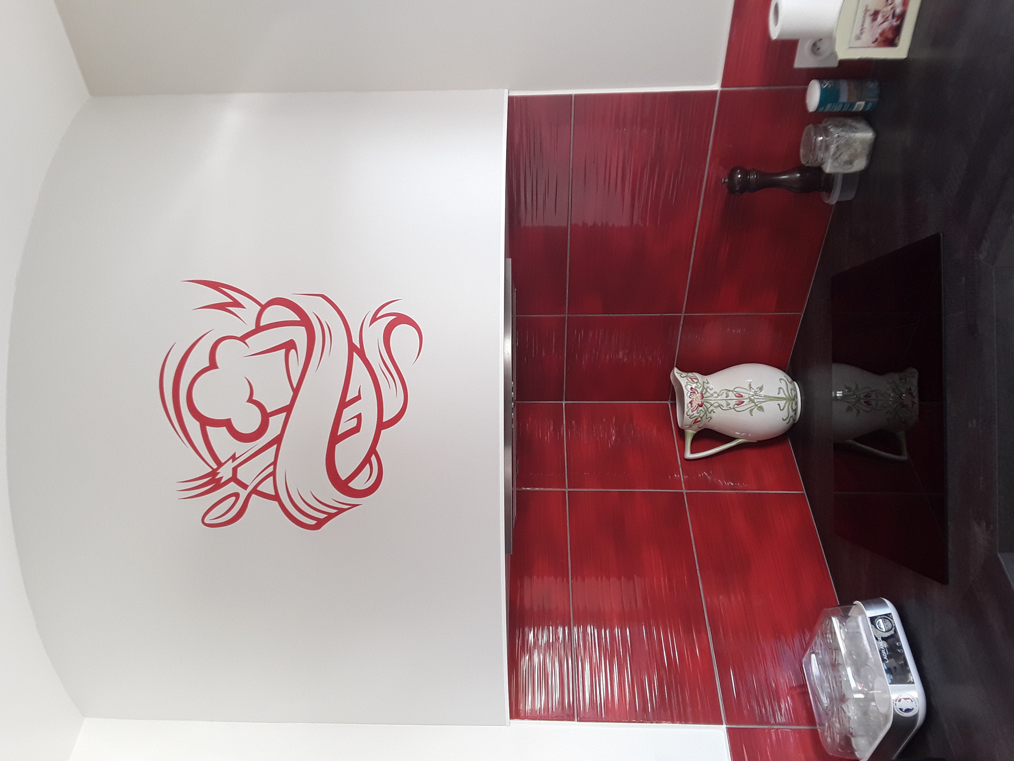 Kaffe kop sticker - TenStickers