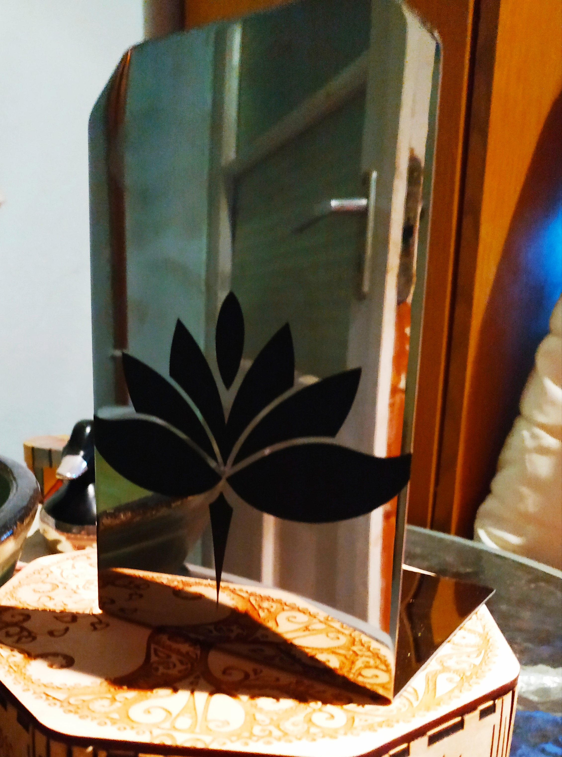 Jooga lotus kukka autotarra - Tenstickers