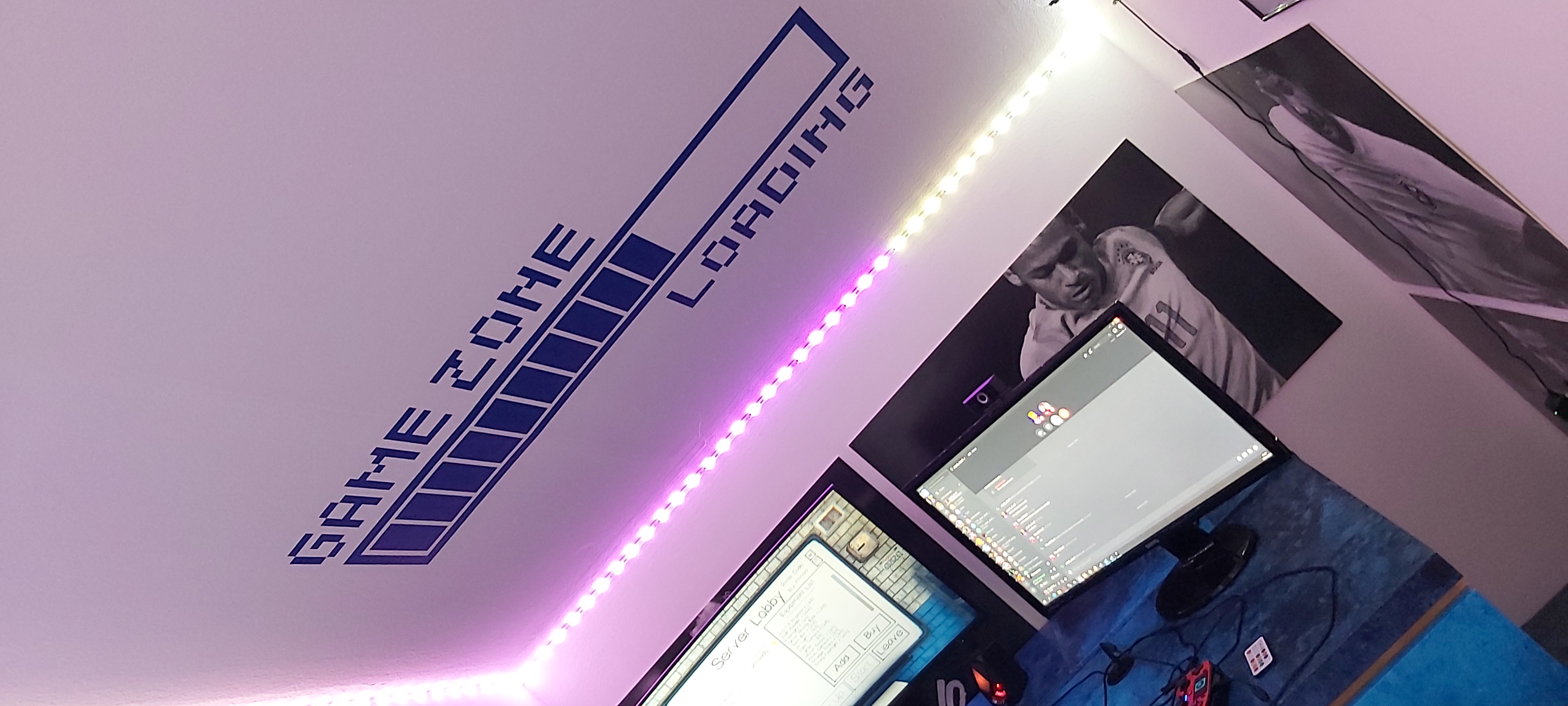 Game zone loading video gaming wall sticker - TenStickers