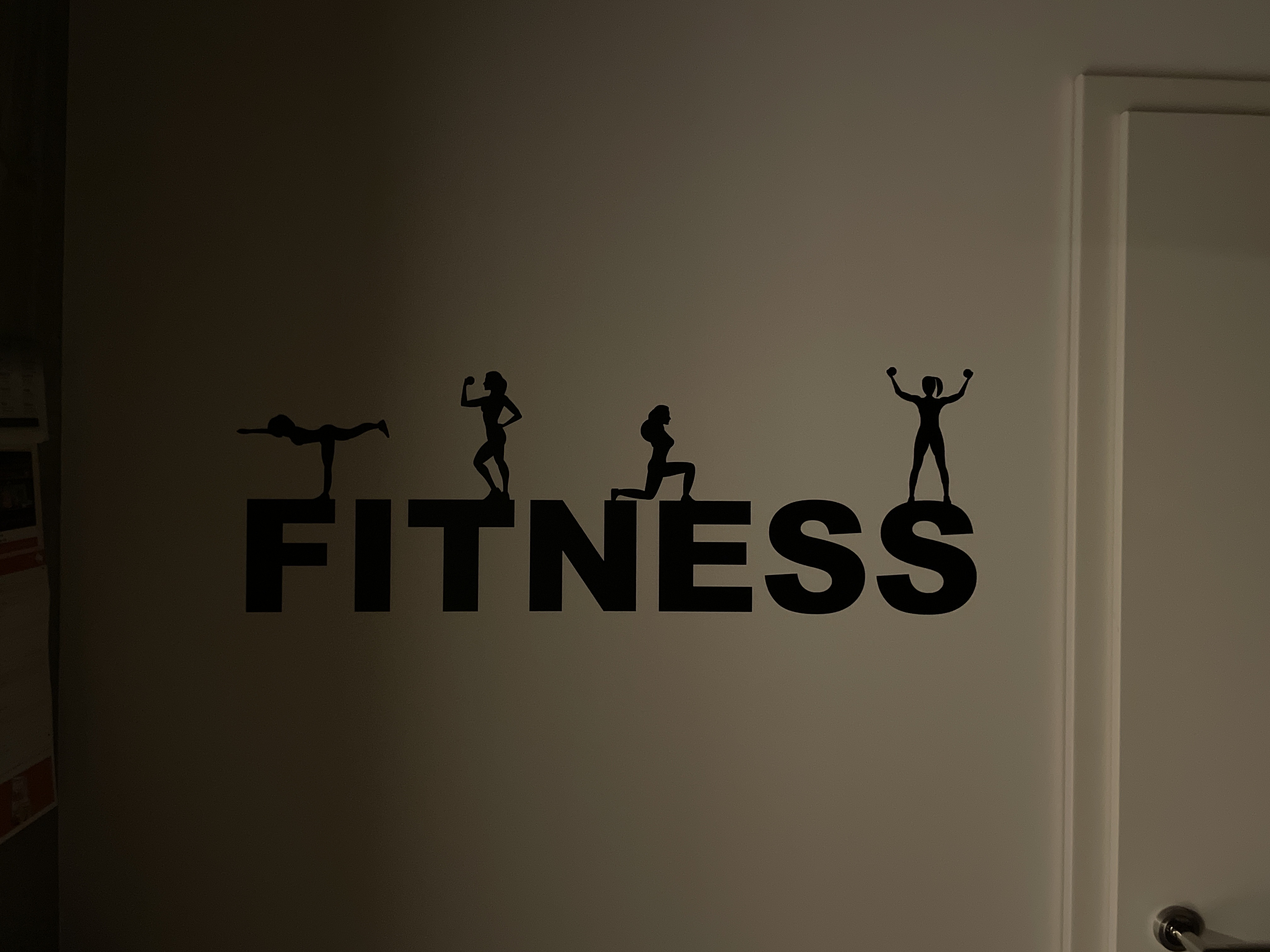 Løbebånd fitness folk mærkater - TenStickers