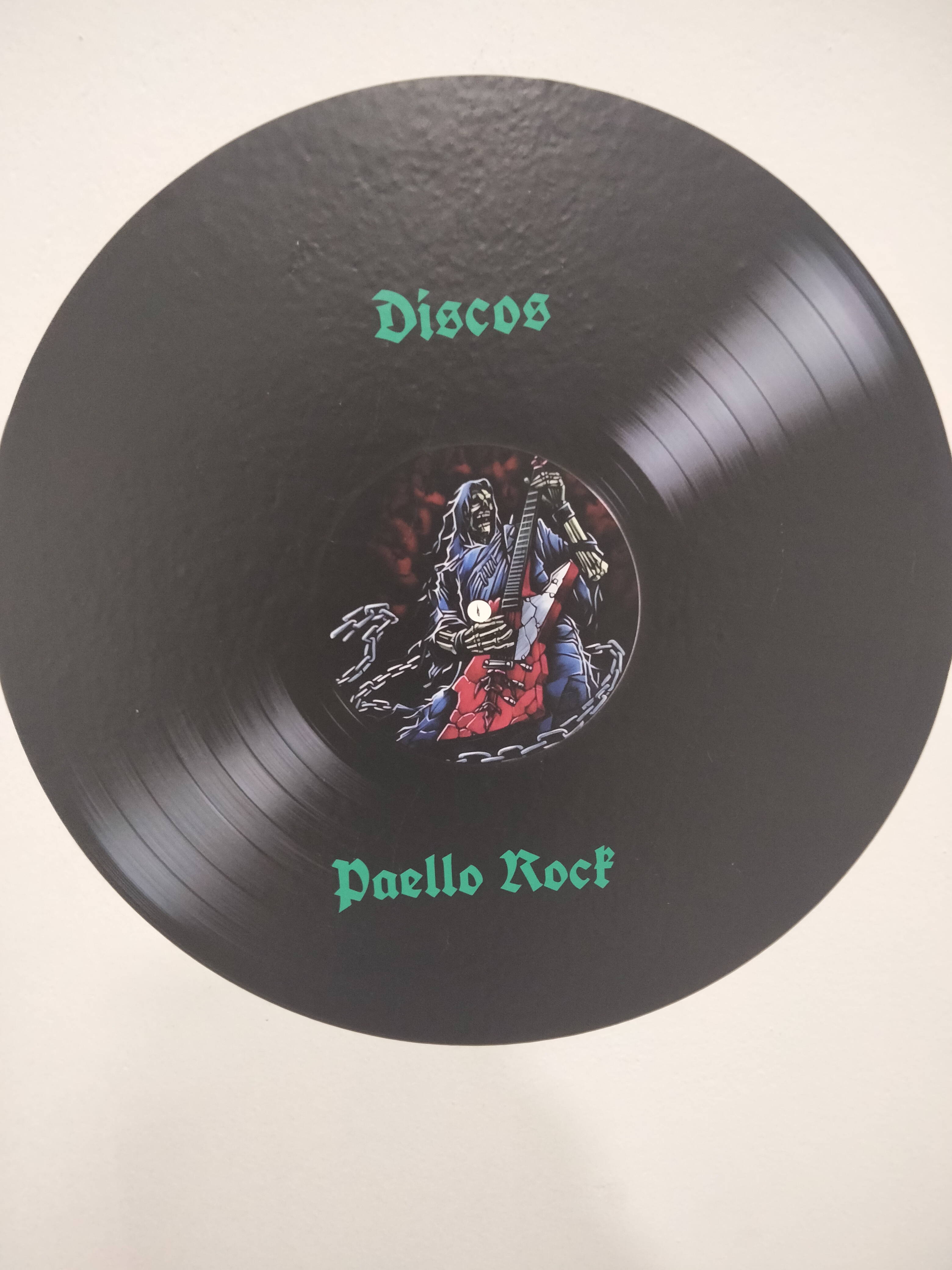 Adesivos de parede discos vinil personalizados - TenStickers