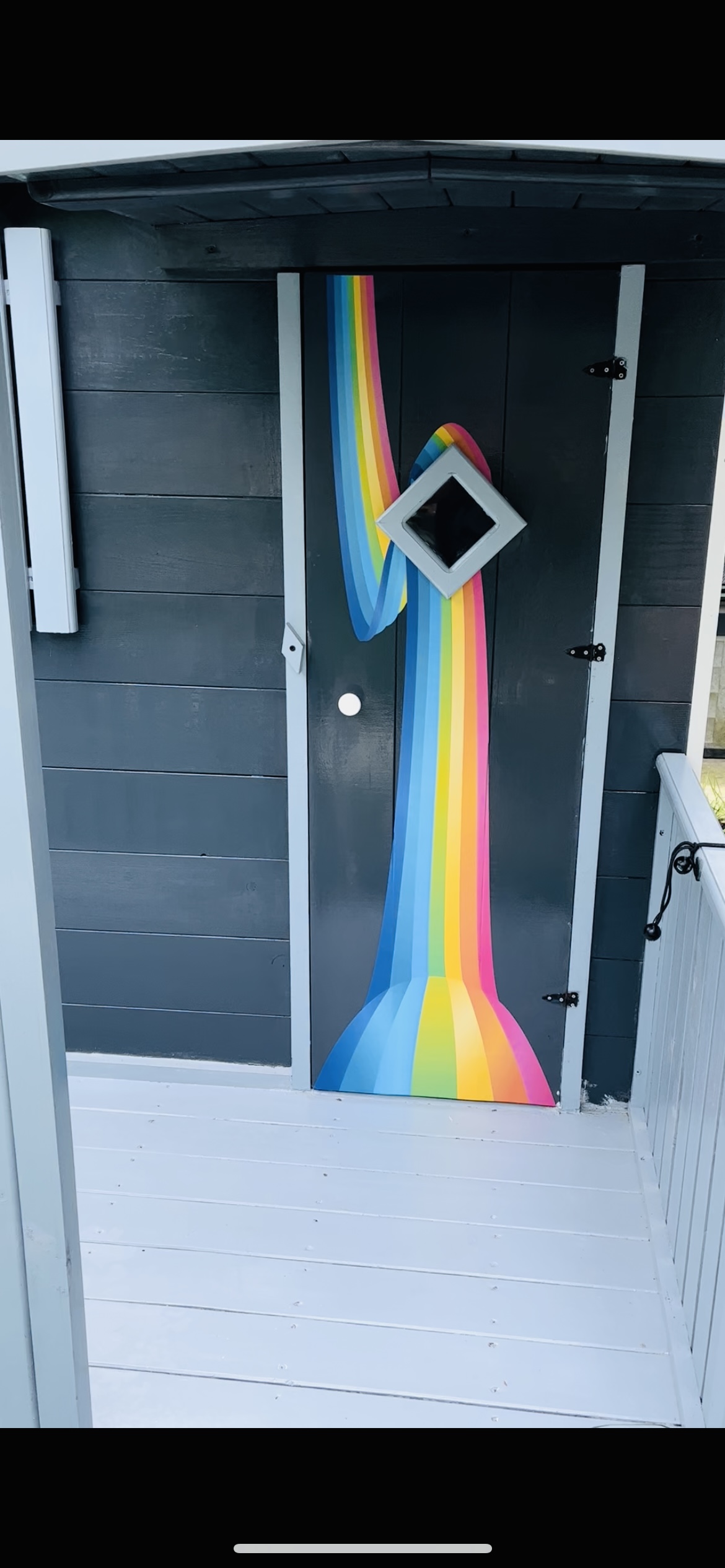 Rainbow wave decorative 3d wall sticker - TenStickers