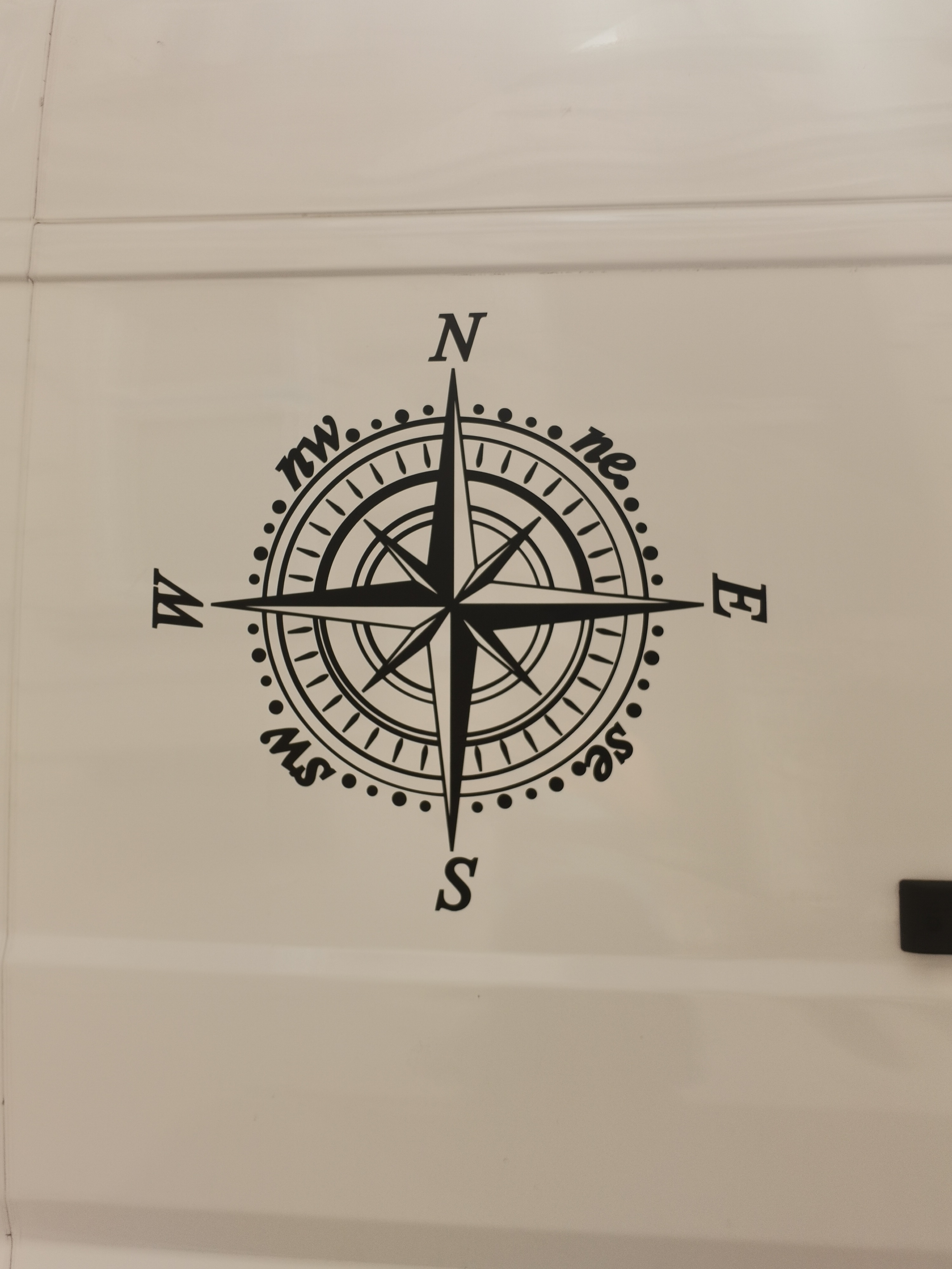 Autostickers Klassiek kompas - TenStickers