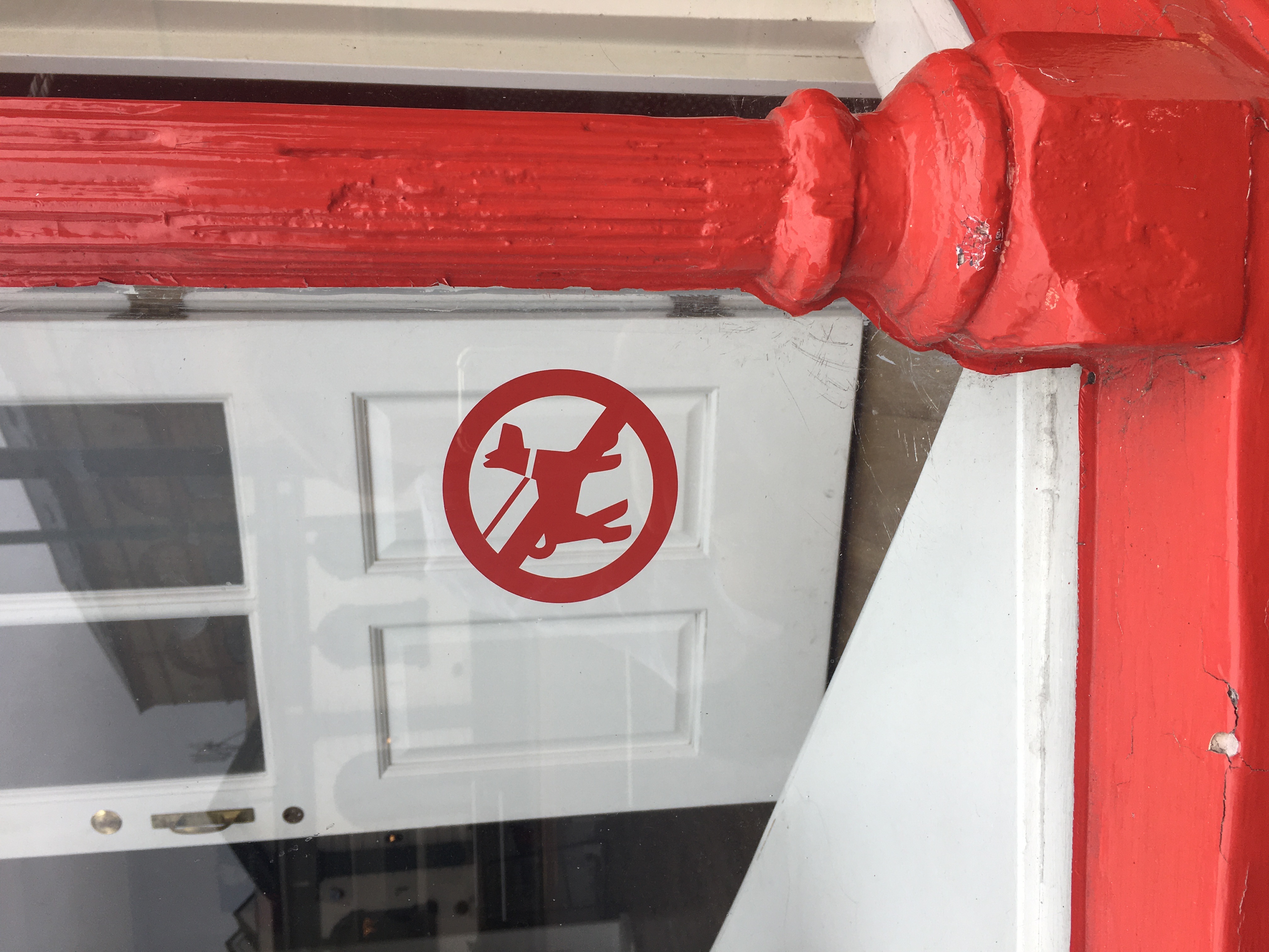 Prohibited No Dogs Sign Sticker - TenStickers