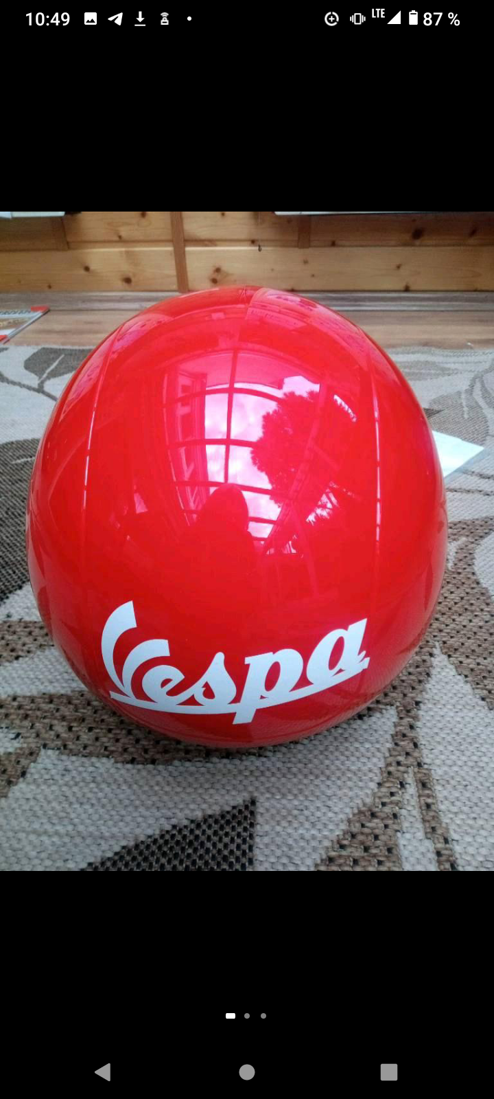 Helm stickers vespa logo - TenStickers