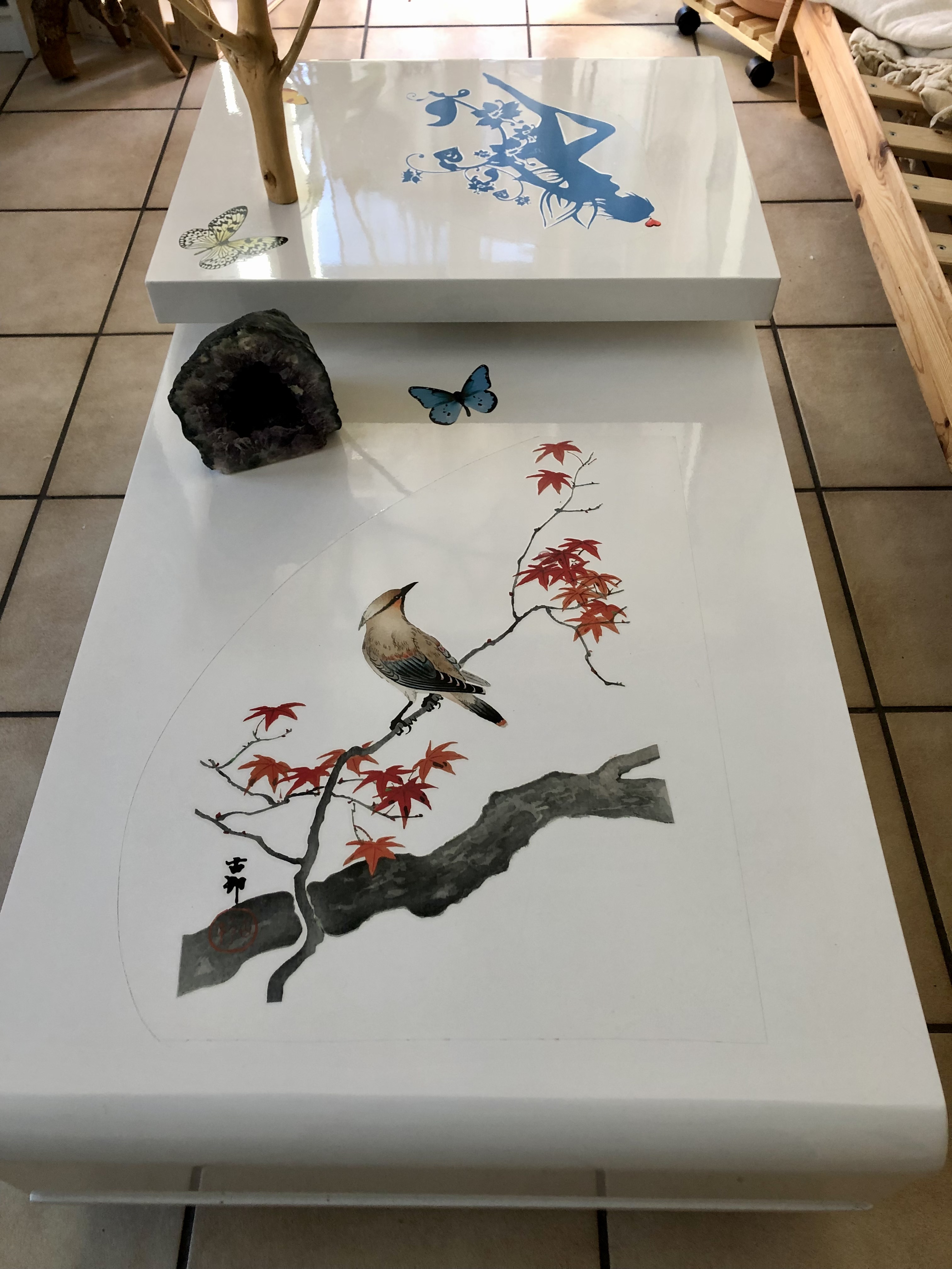 Cartoon Winky Face car sticker - TenStickers