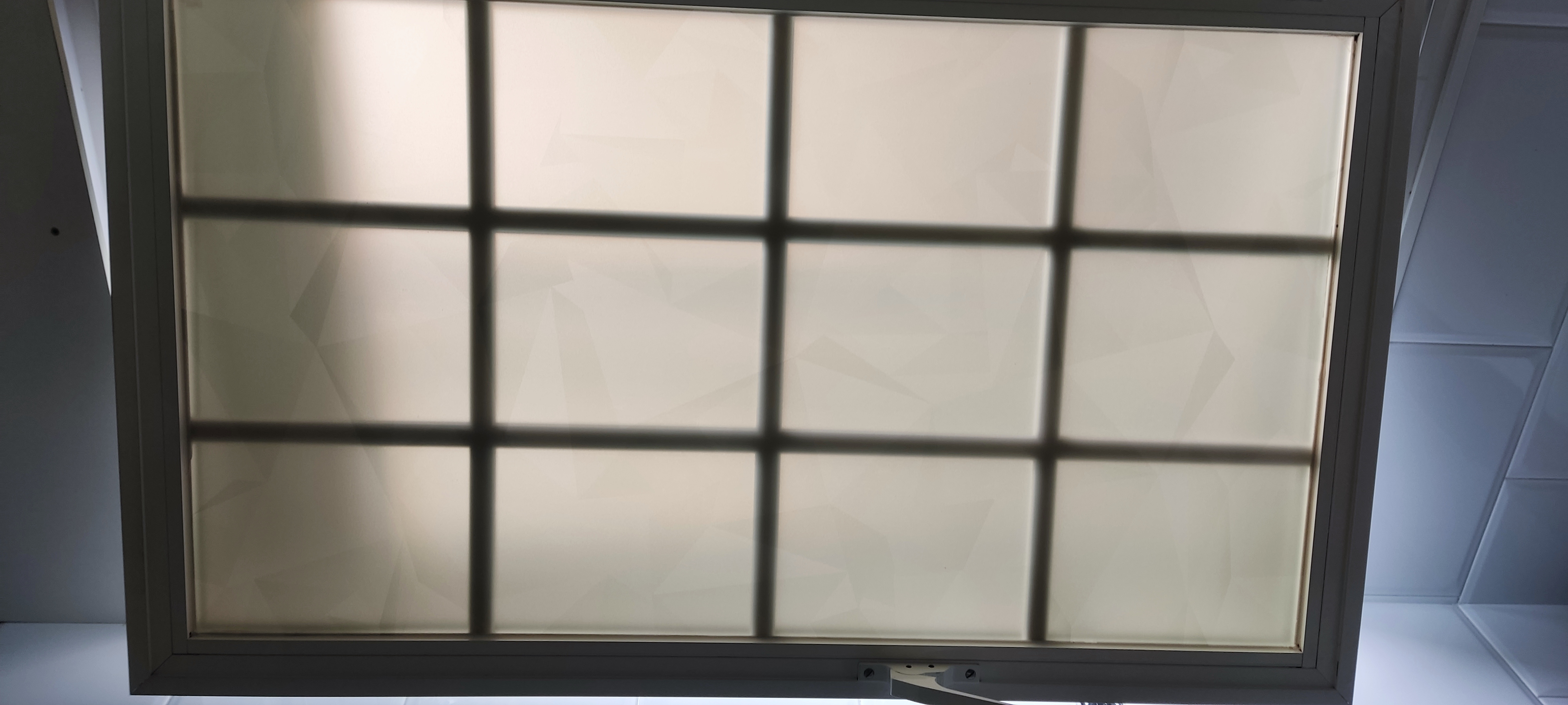 3D effect geometric window decal - TenStickers