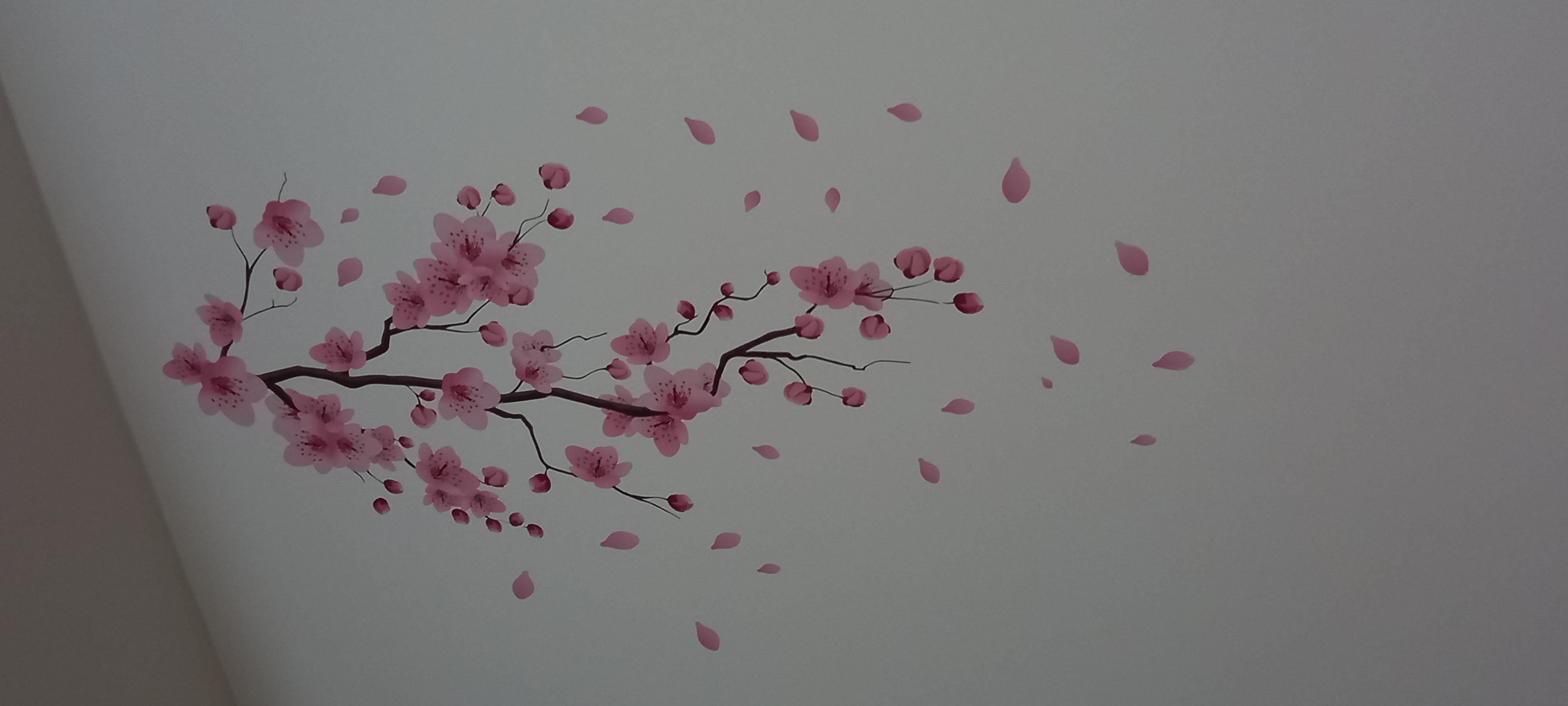 Adesivo ciliegio in fiore primavera - TenStickers