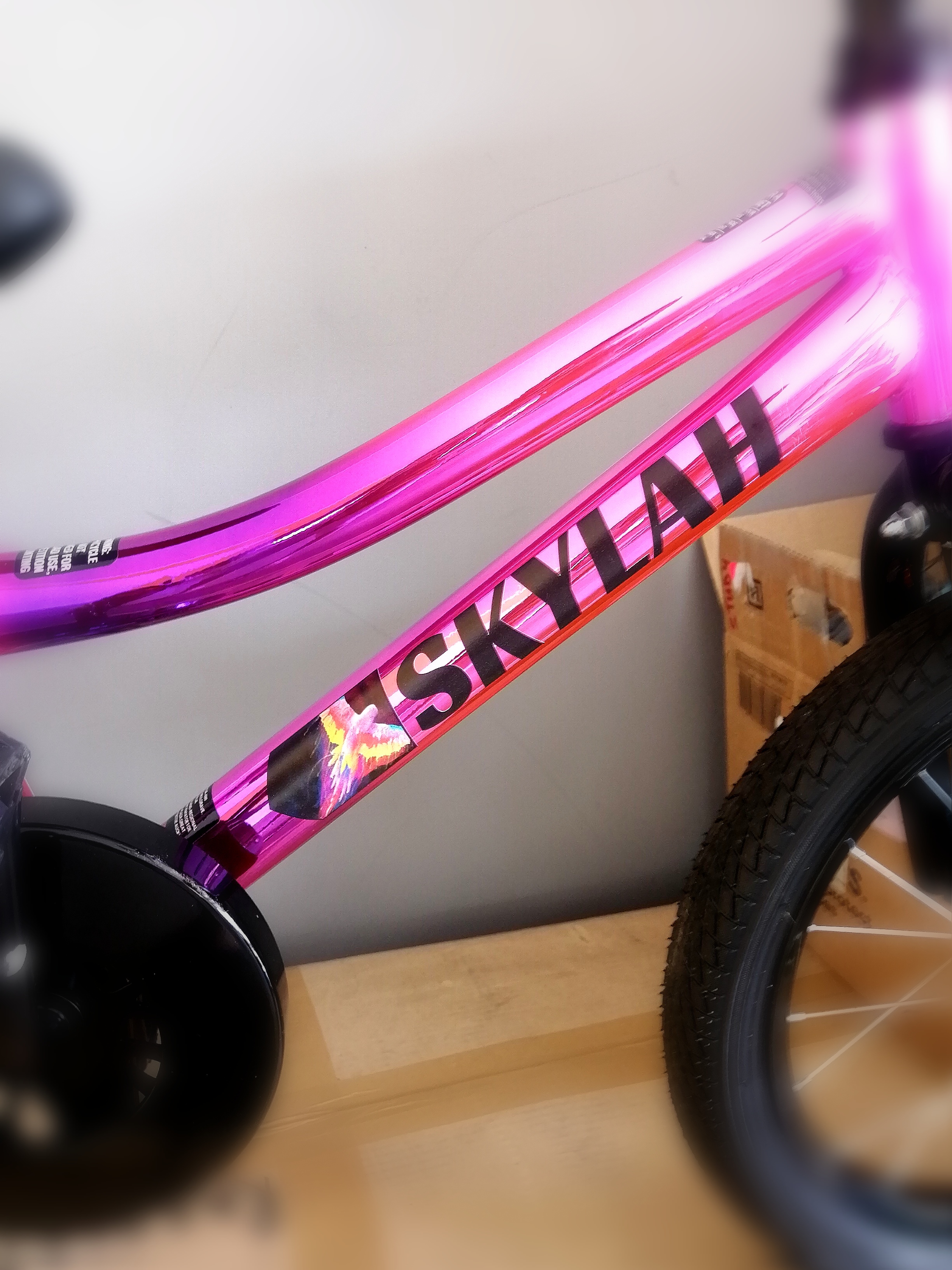 Customizable photo bike sticker - TenStickers