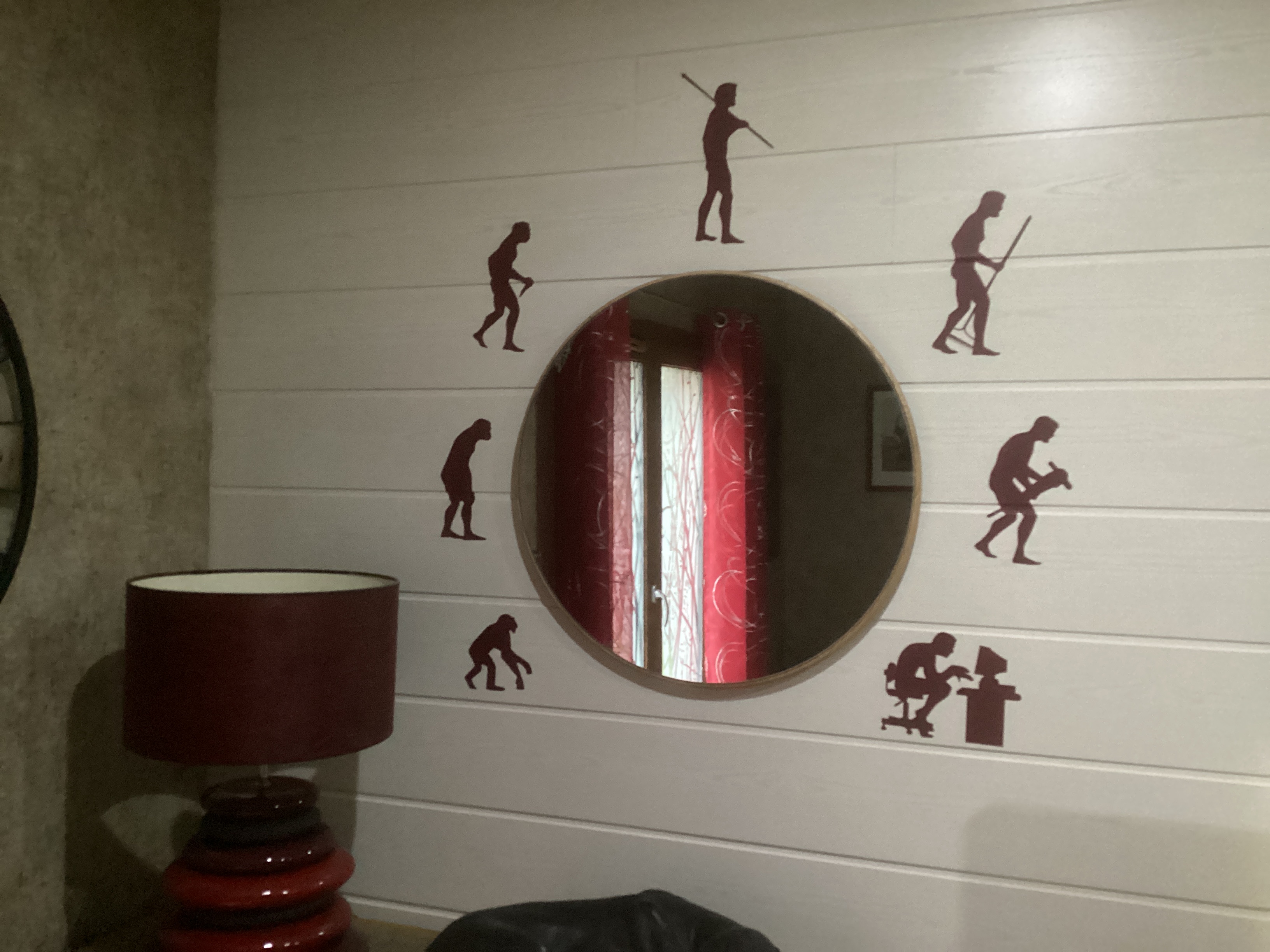 Sticker évolution homme - TenStickers