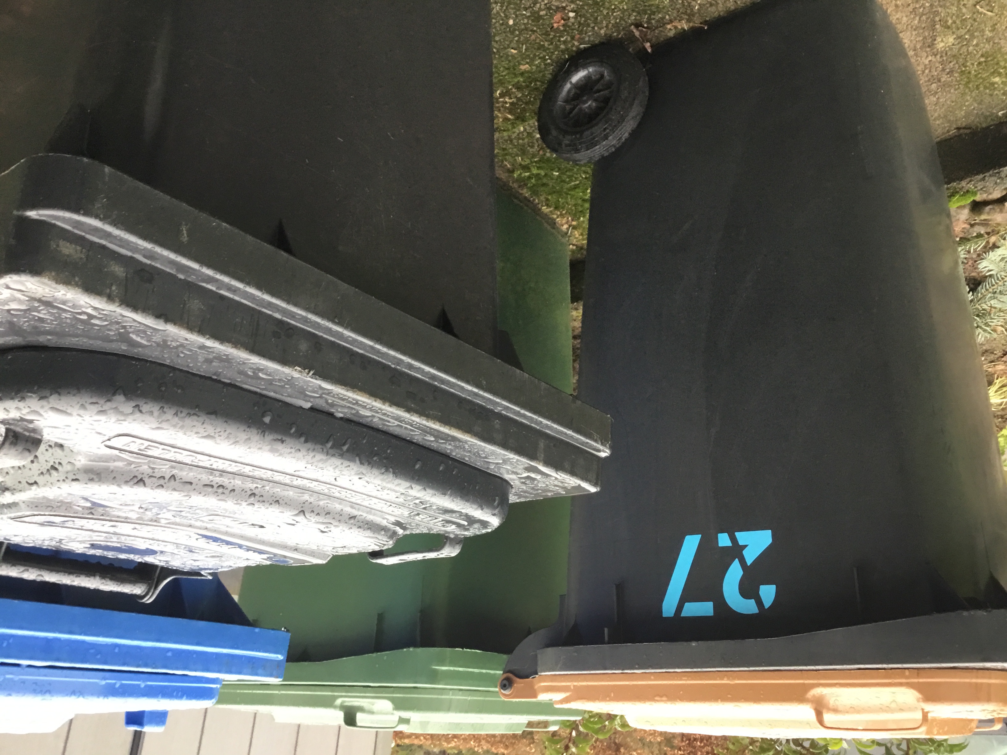 Container sticker Cijfer stijl nummers - TenStickers